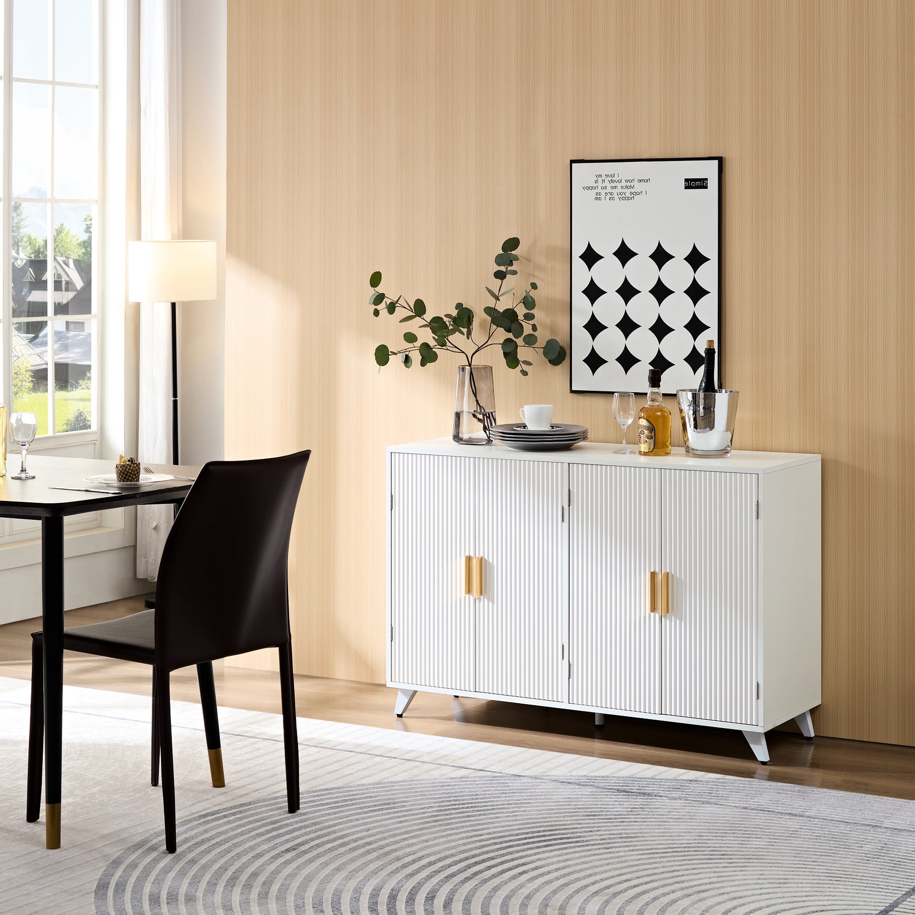 Modern Accent Sideboard For Living And Dining Areas, With Removable ...