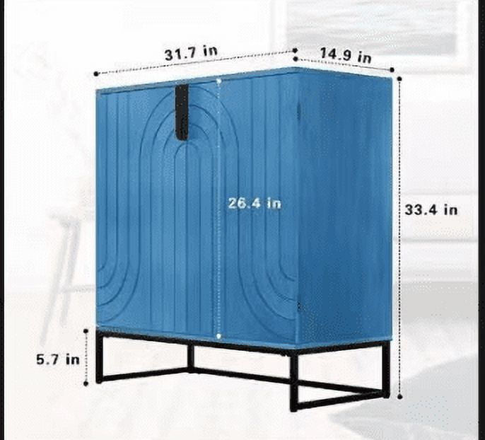 Modern Accent Storage Cabinet, 31.7"W Sideboard Cabinet with Storage ...