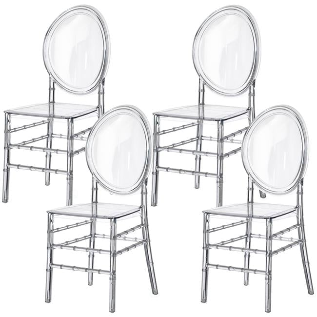 Modern Acrylic Crystal Ice Chair, Florence Dining Chair, Stackable ...