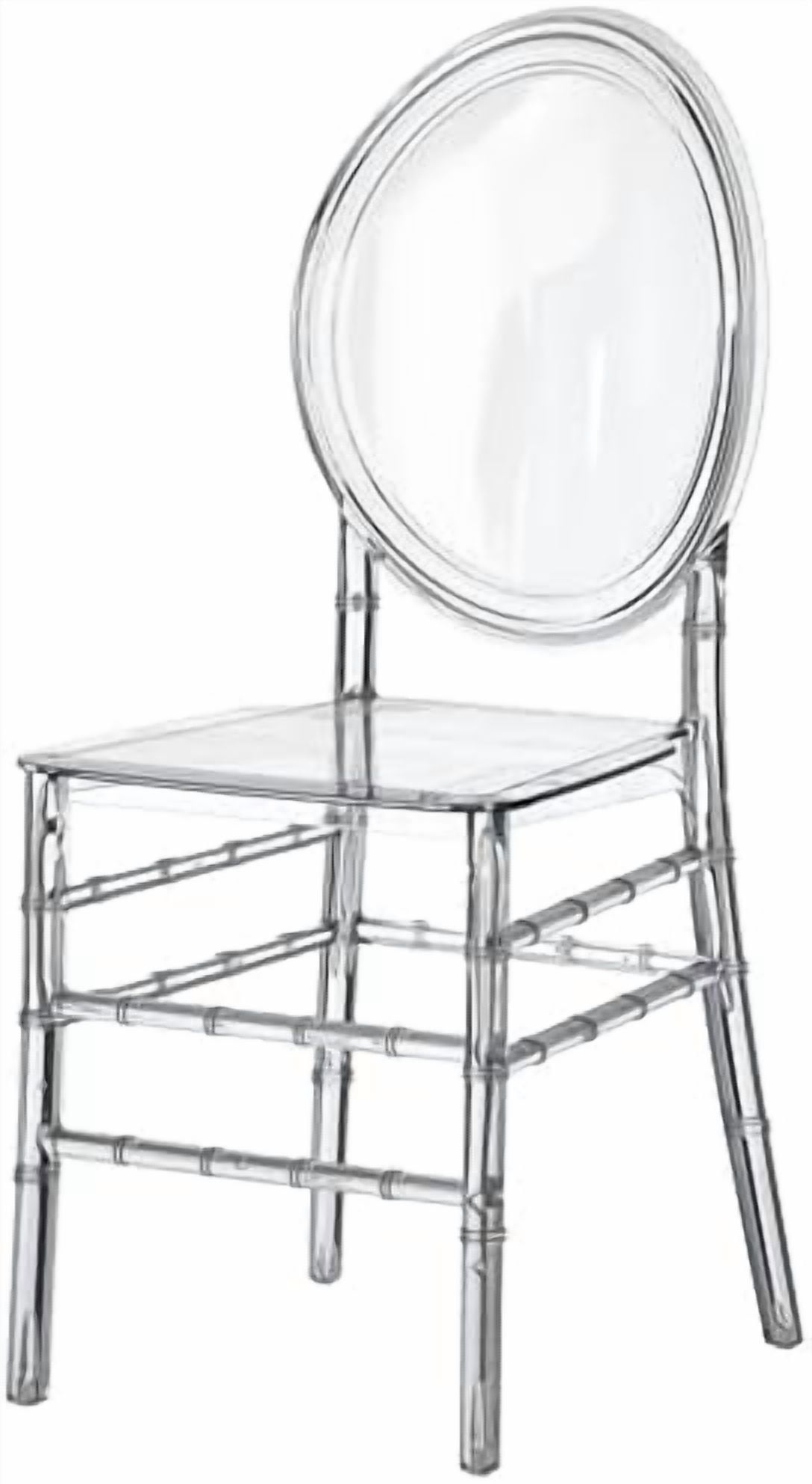 Modern Acrylic Crystal Ice Chair, Florence Dining Chair, Stackable ...