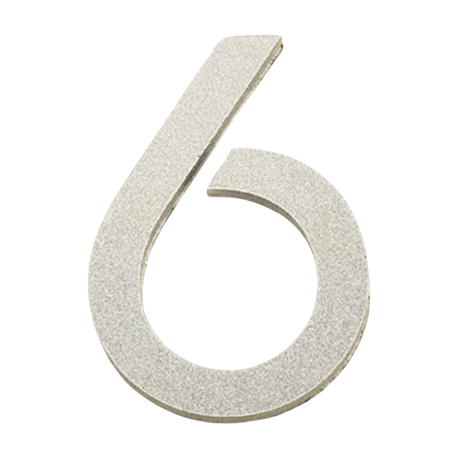 Modern Acrylic House Numbers | 7CM Silvery Number Plates | Self ...