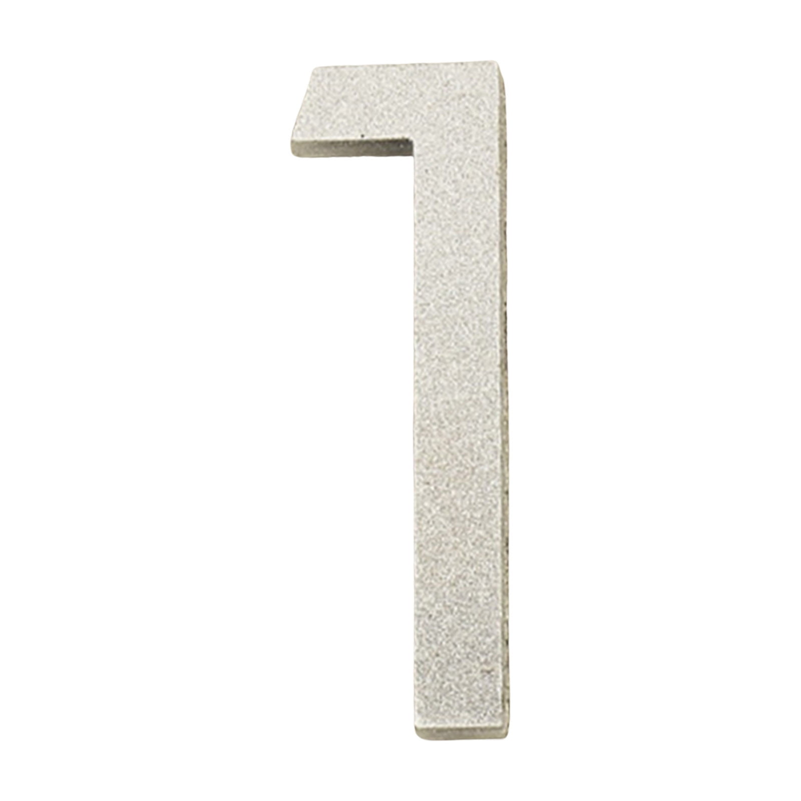 Modern Acrylic House Numbers | 7CM Silvery Number Plates | Self ...