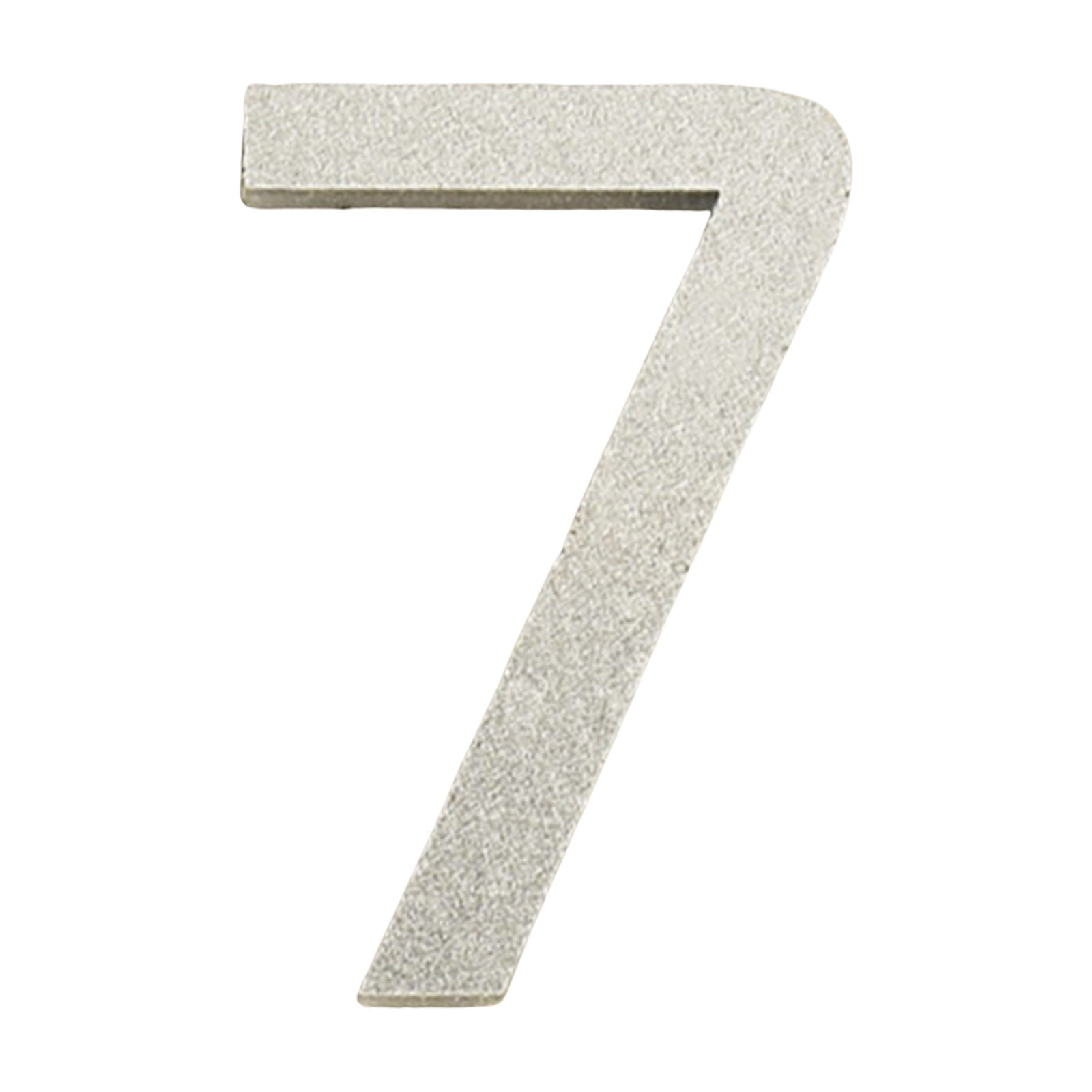 Modern Acrylic House Numbers | 7CM Silvery Number Plates | Self ...