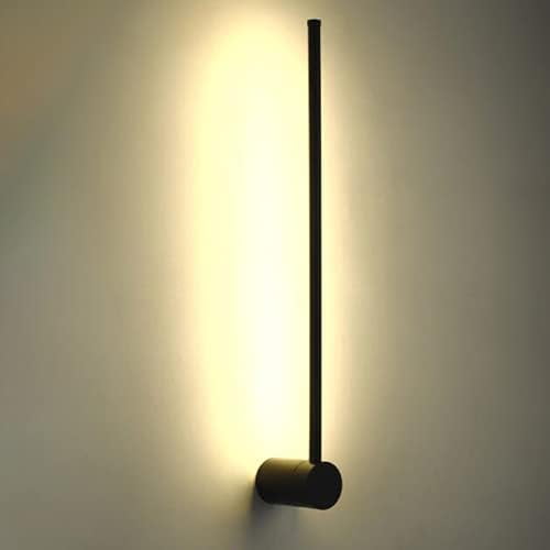 Modern Acrylic Line Wall Lamp Seven Colors Adjustable Wrought Iron Wall ...