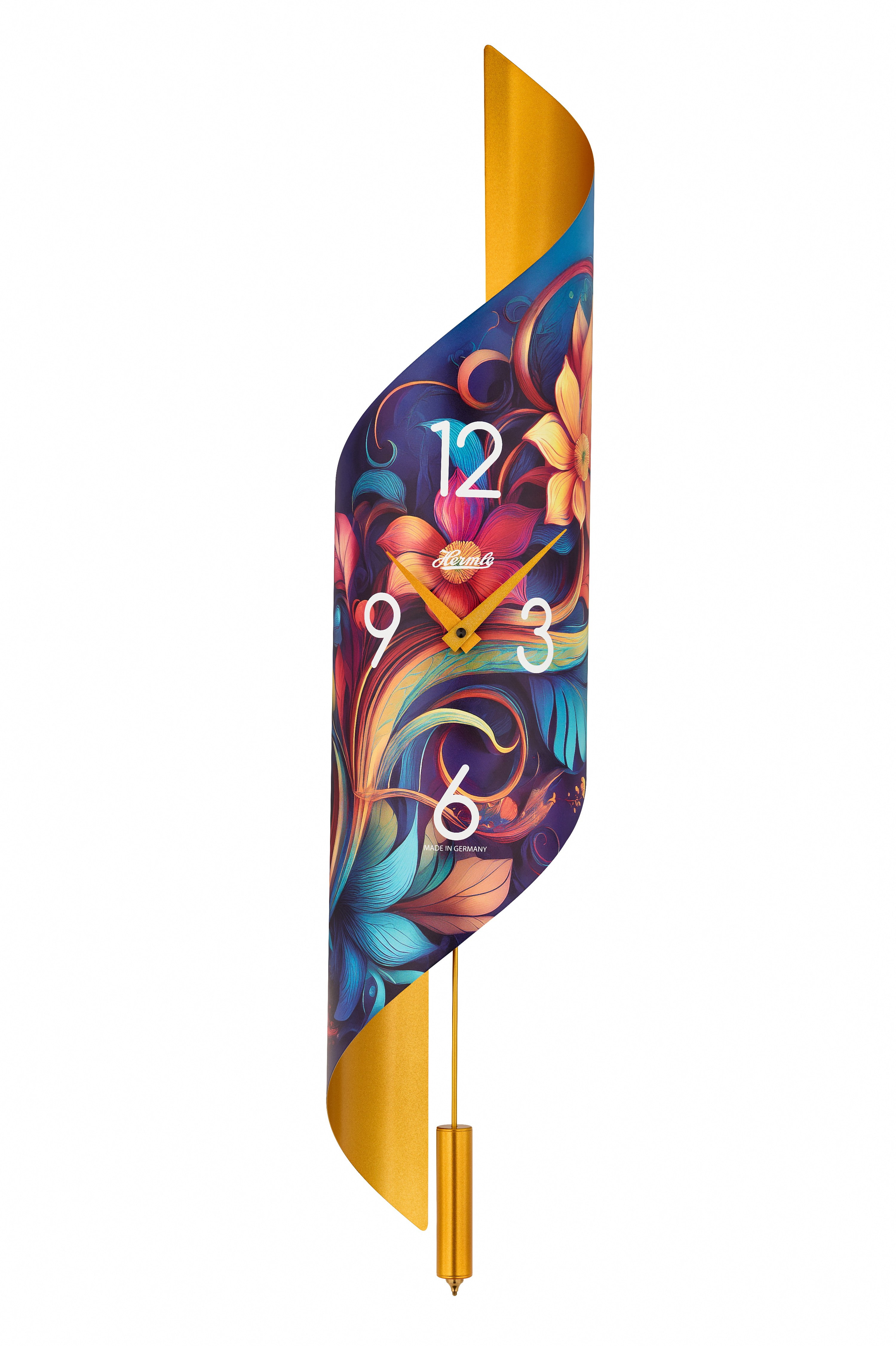 Modern wall clock with quartz movement by Hermle - Walmart.com