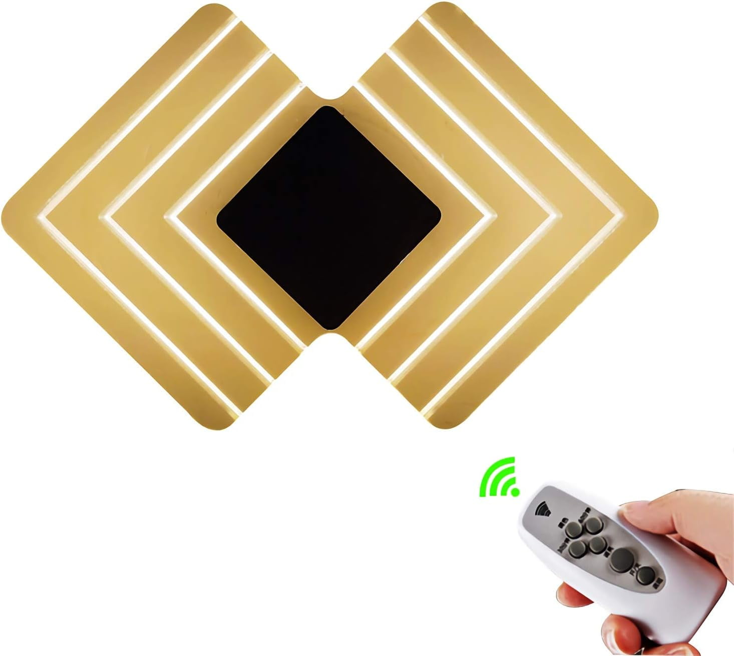 Modern Acrylic Wall Sconce 6W, 3 Gear Timing Up Down Wall Lamp with ...