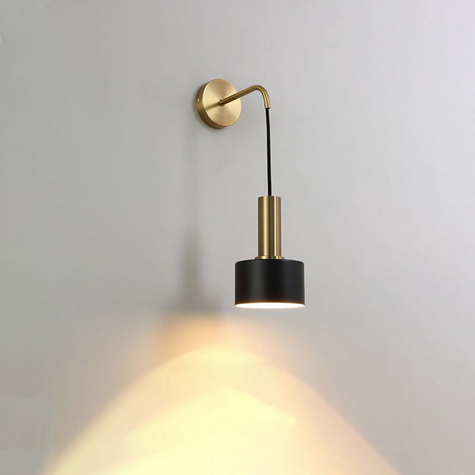 Modern Adjustable Bedside Lamp Wall Lamp Black Gold Luxury Nordic Up ...