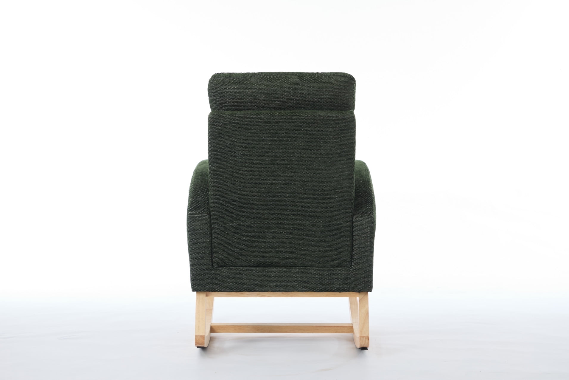 Modern Adjustable Rocking Chair with 4-Position Footrest & Side Storage ...