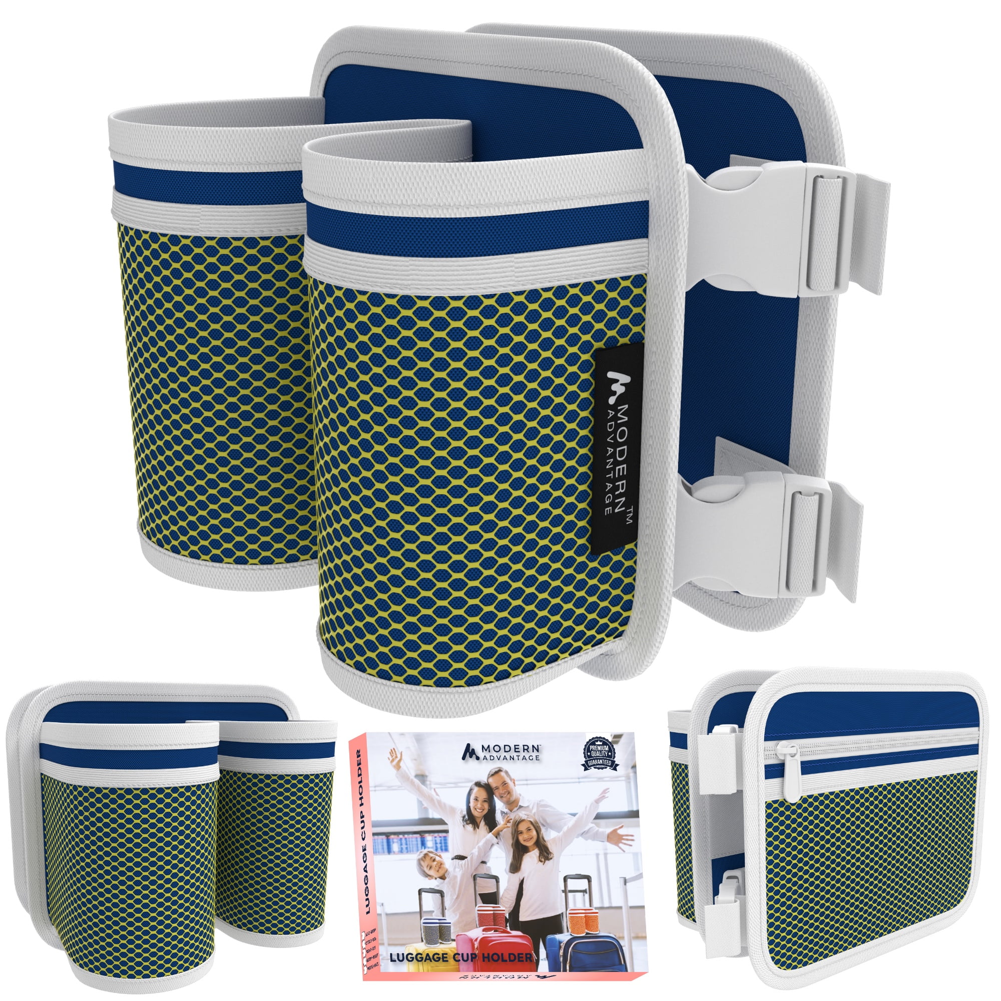 Modern Advantage Luggage Cup Holder - Drink Caddy Carry-on Attachment ...