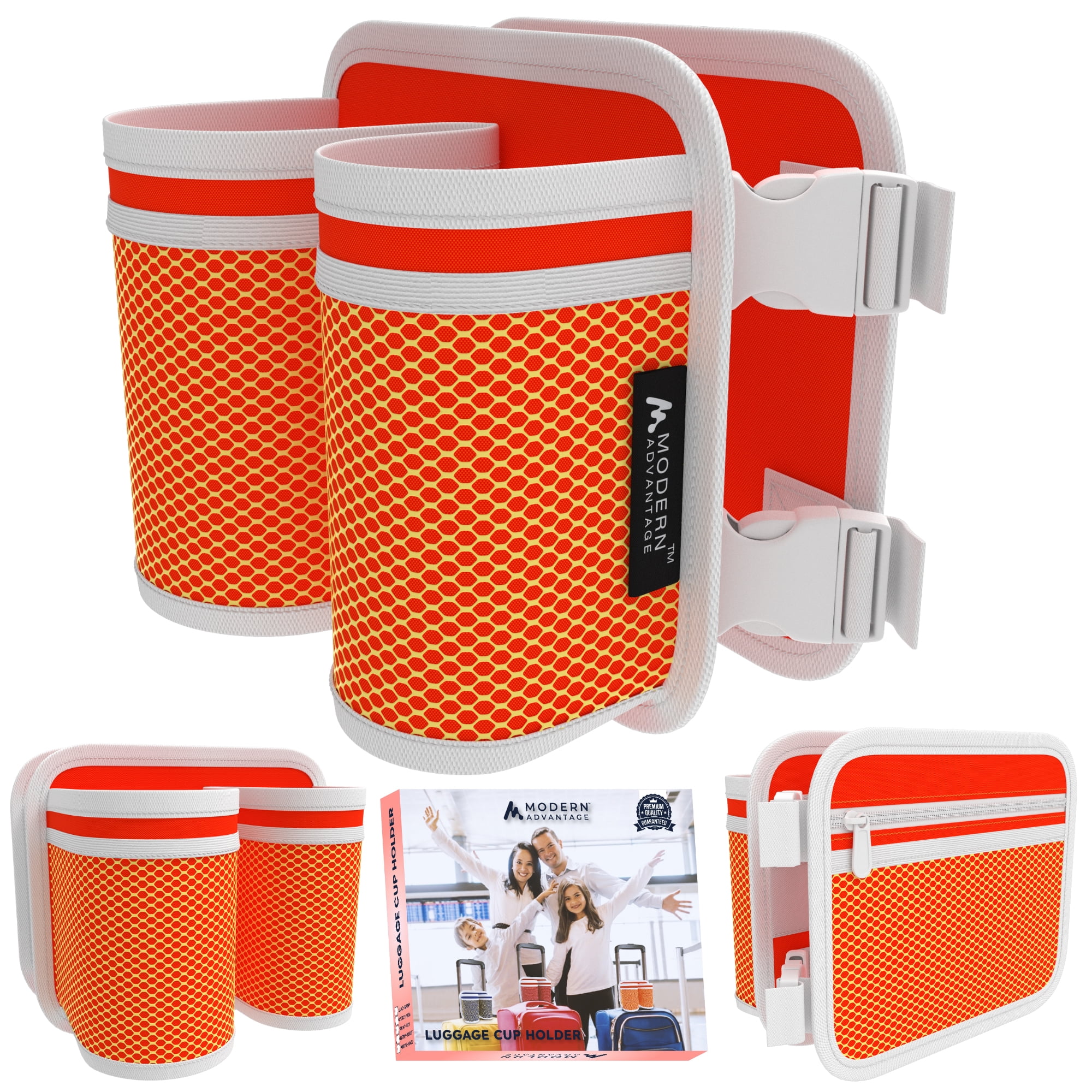 Modern Advantage Luggage Cup Holder - Drink Caddy Carry-on Attachment ...