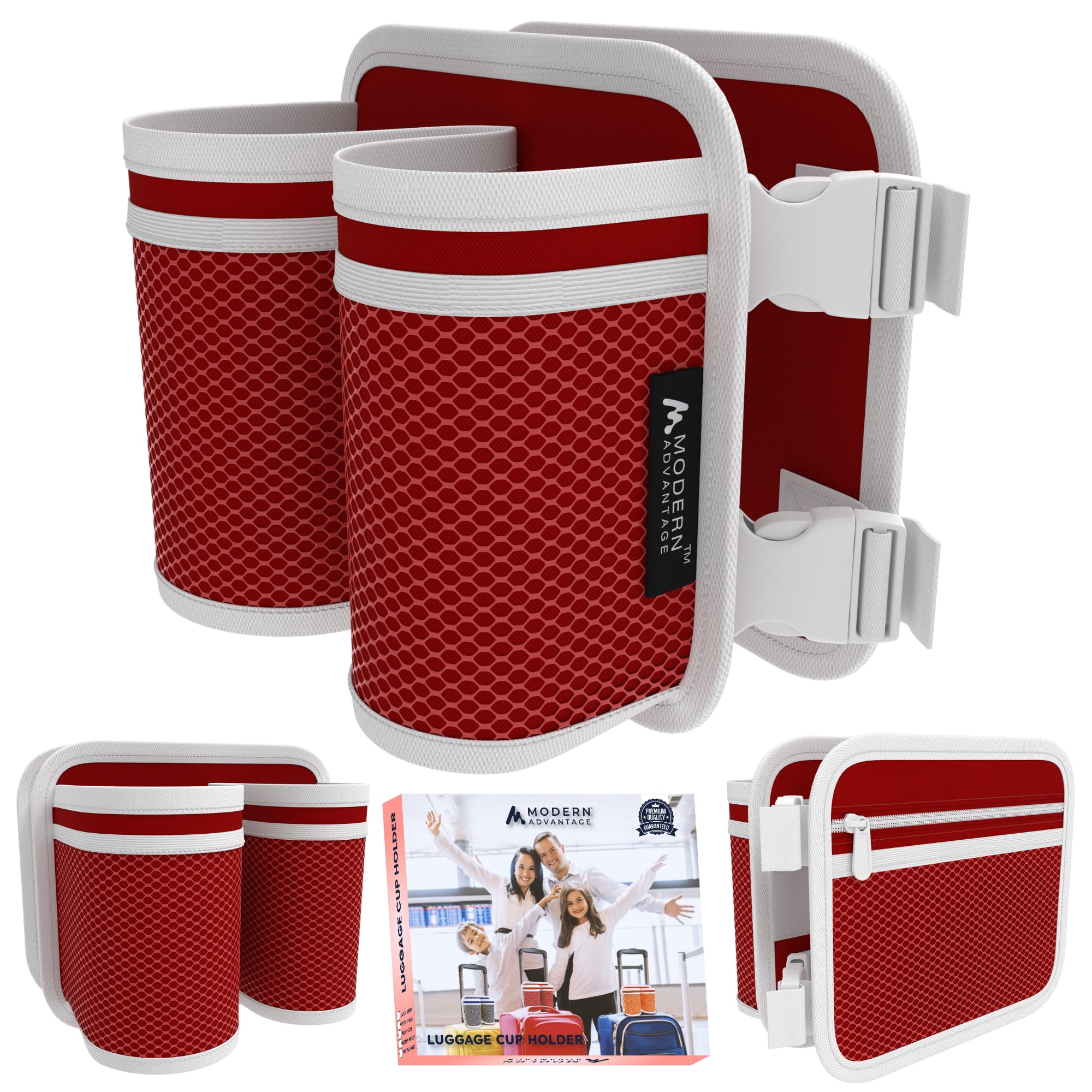 Modern Advantage Luggage Cup Holder - Drink Caddy Carry-on Attachment ...