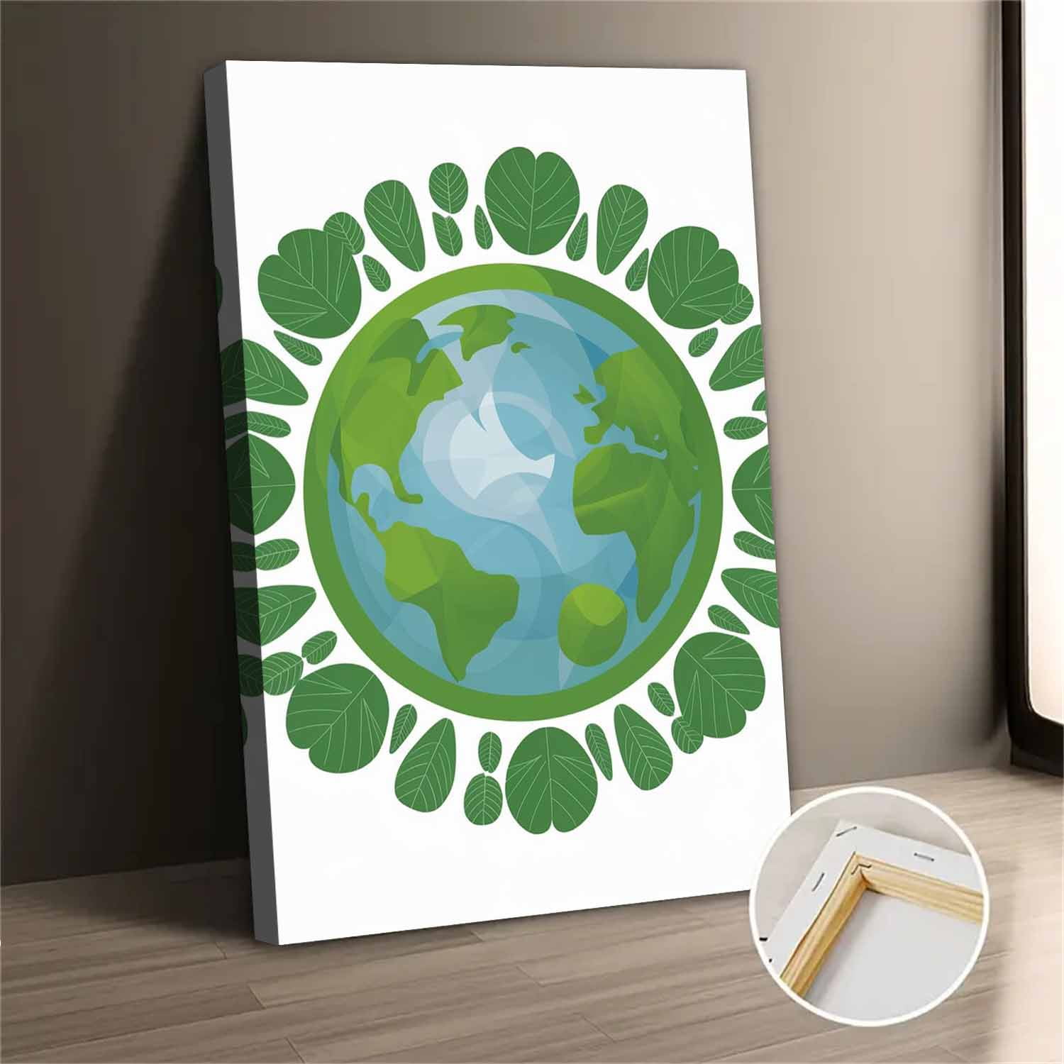 Modern Aesthetic Earth Canvas Wall Art Print Decoration - Walmart.com