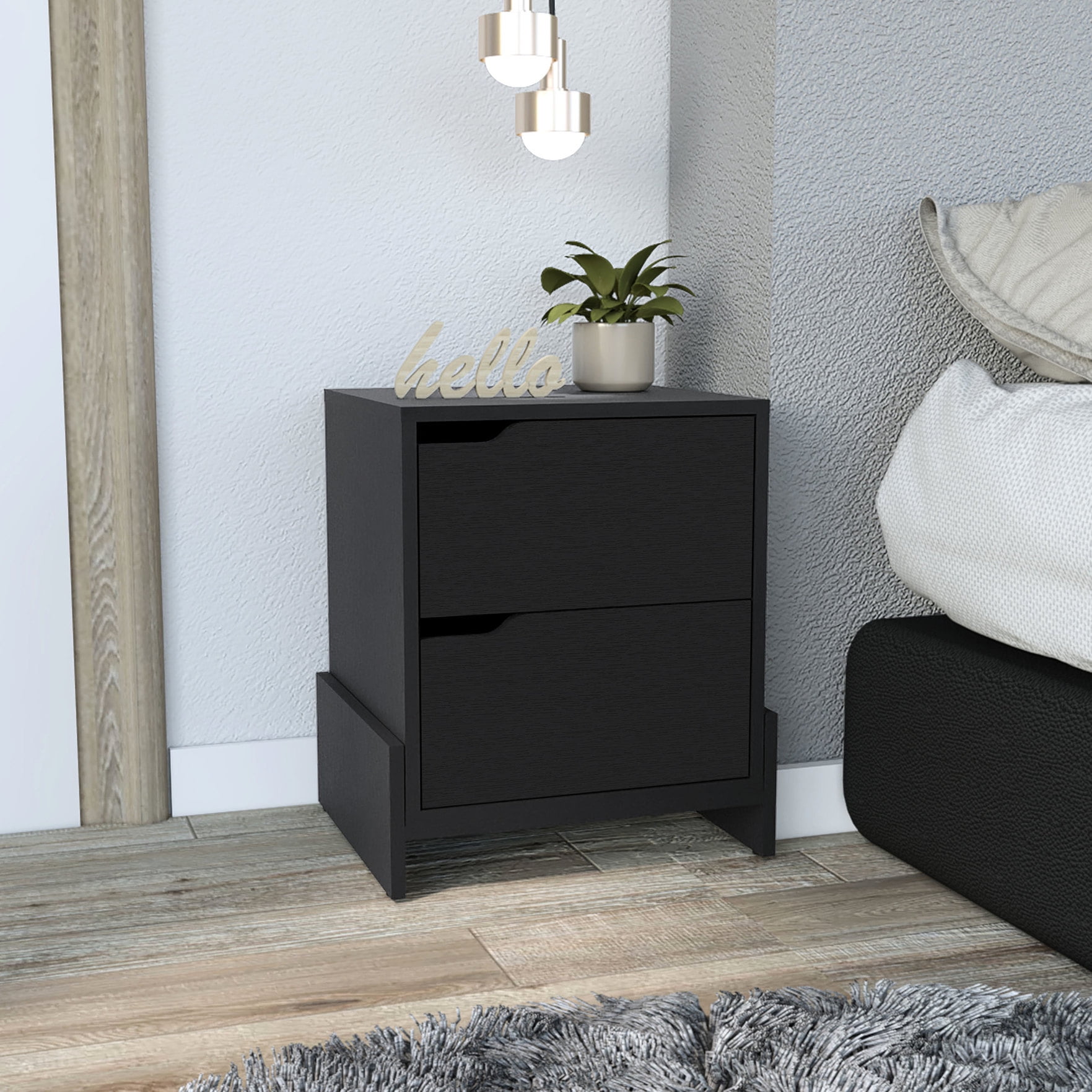 Modern Aesthetic - Two Drawers for Storage - Bedroom Placement - Match ...