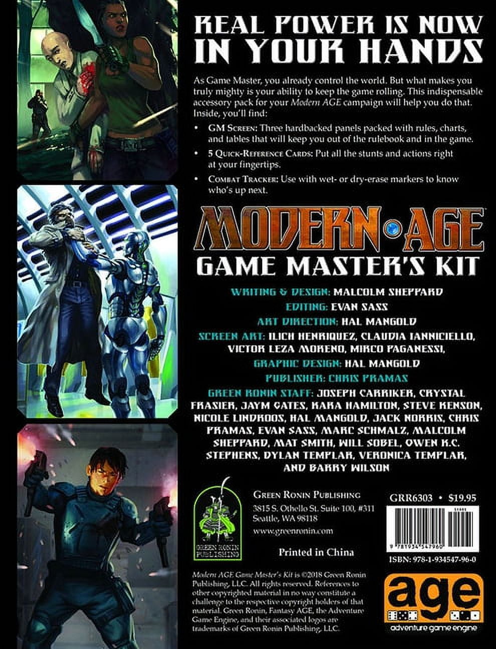 Modern Age RPG Game Master's Kit - Walmart.com