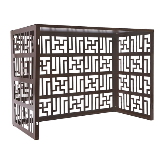 Modern Air Conditioner Fence, Aluminum Alloy Frame for Outdoor AC Unit ...