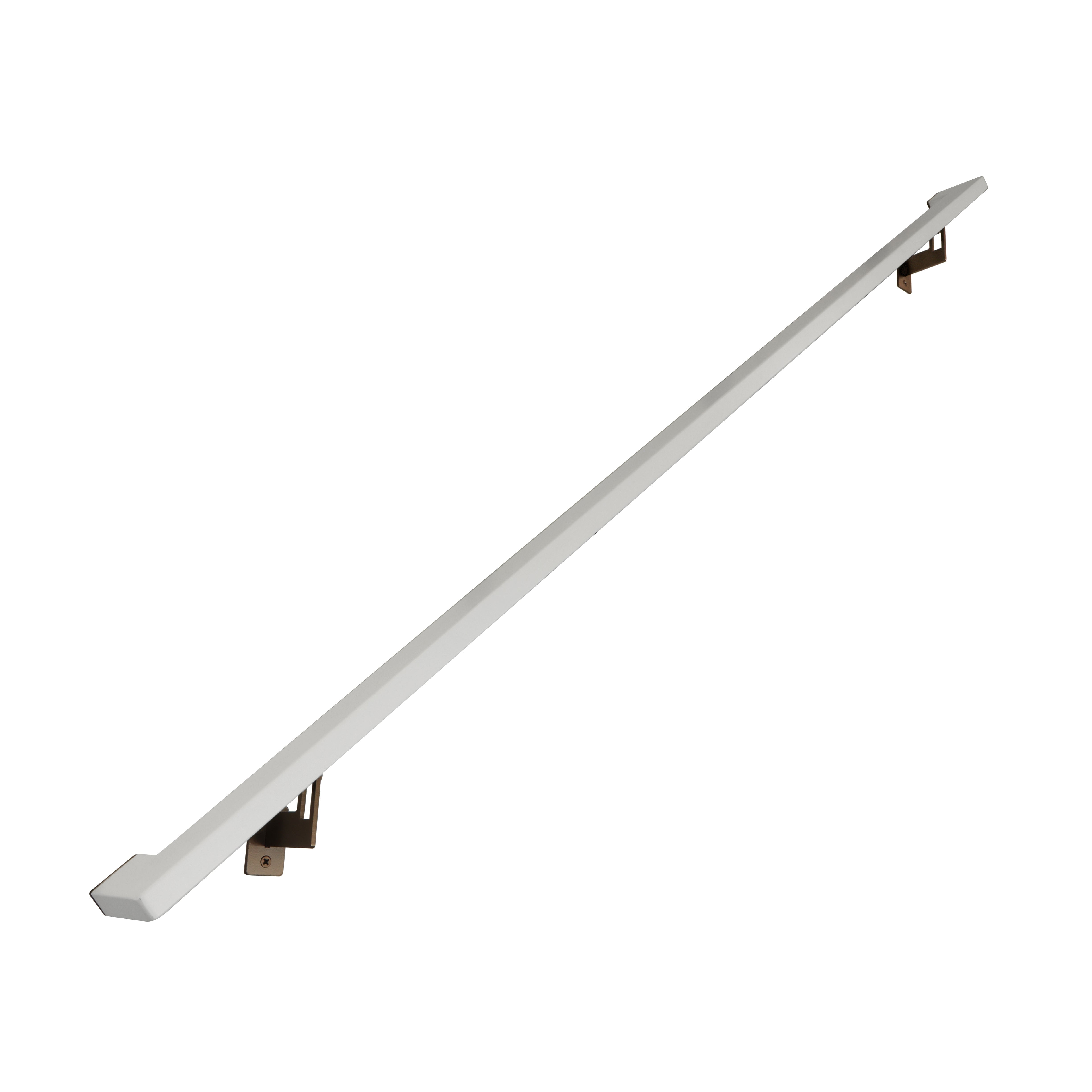 Modern Aluminum Handrail Grab Bar Kit, Adjustable Steel Brackets ...