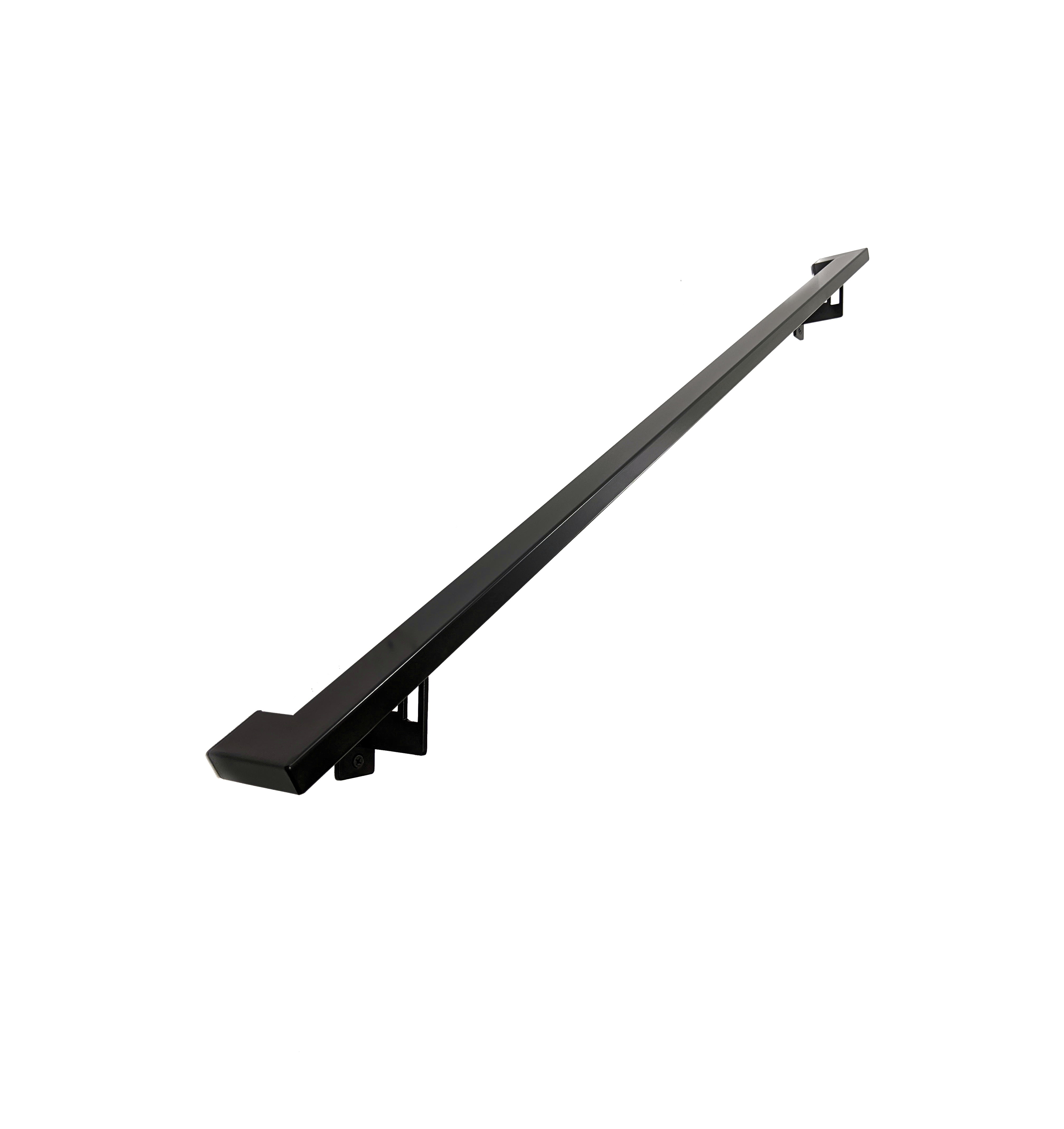 Modern Aluminum Handrail Grab Bar Kit, Adjustable Steel Brackets ...