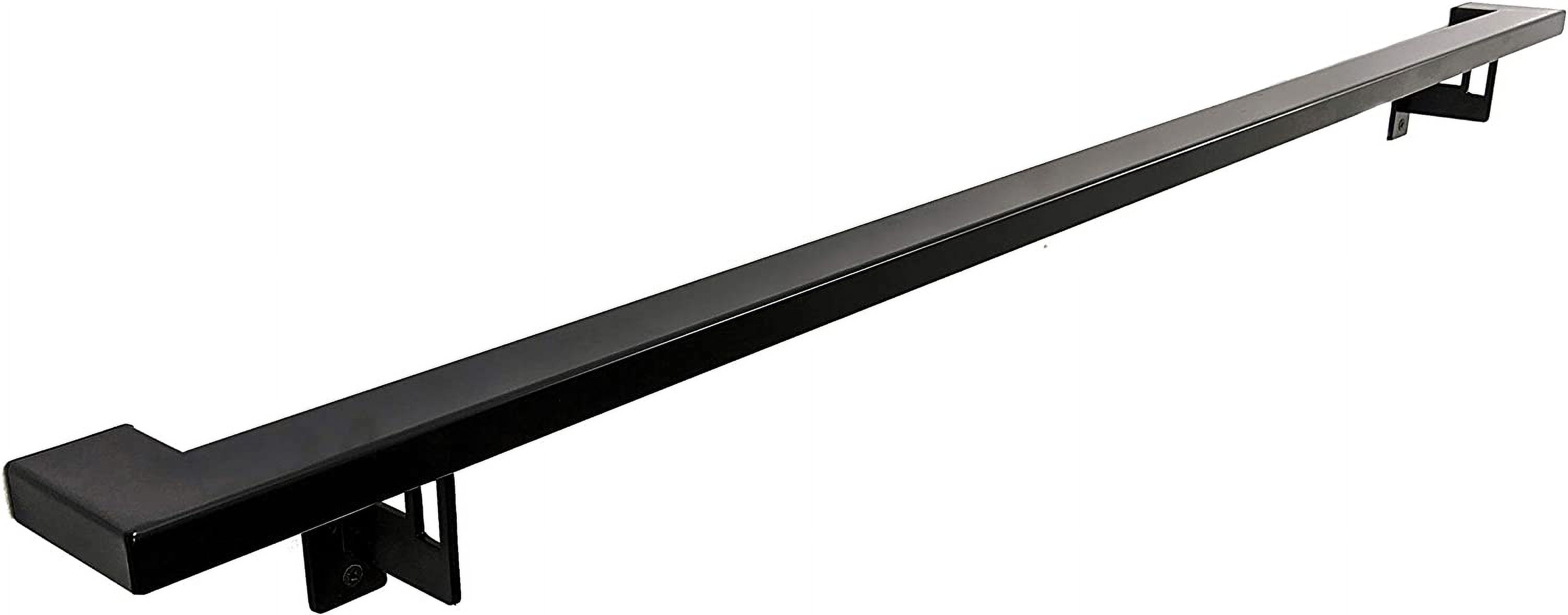Modern Aluminum Handrail Grab Bar Kit, Adjustable Steel Brackets ...