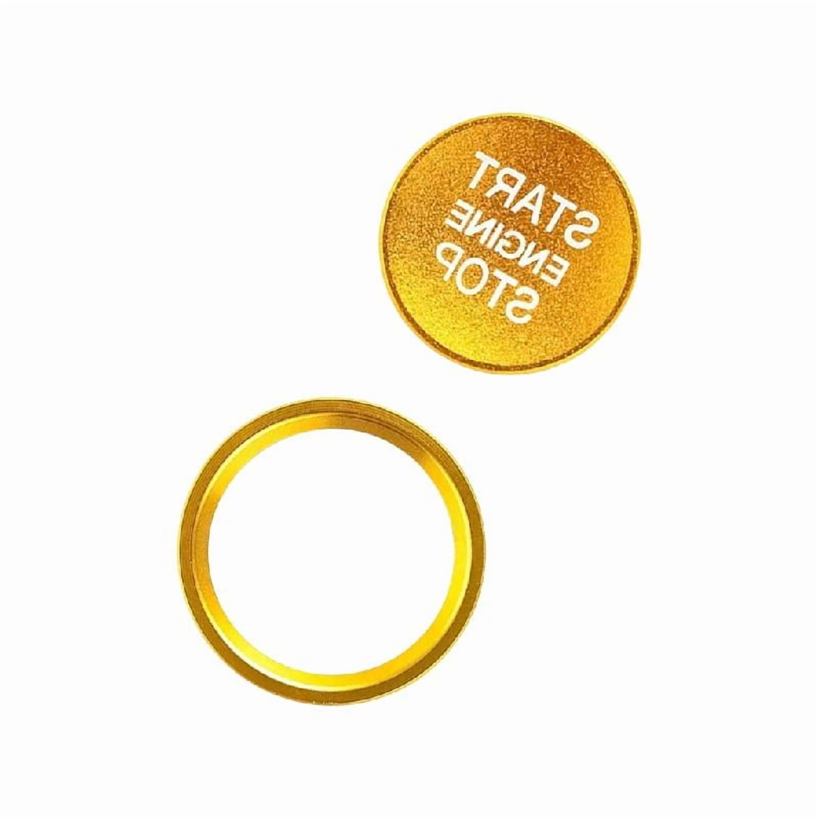 Modern Aluminum Start Button Overlay Resistant for Automotives ...