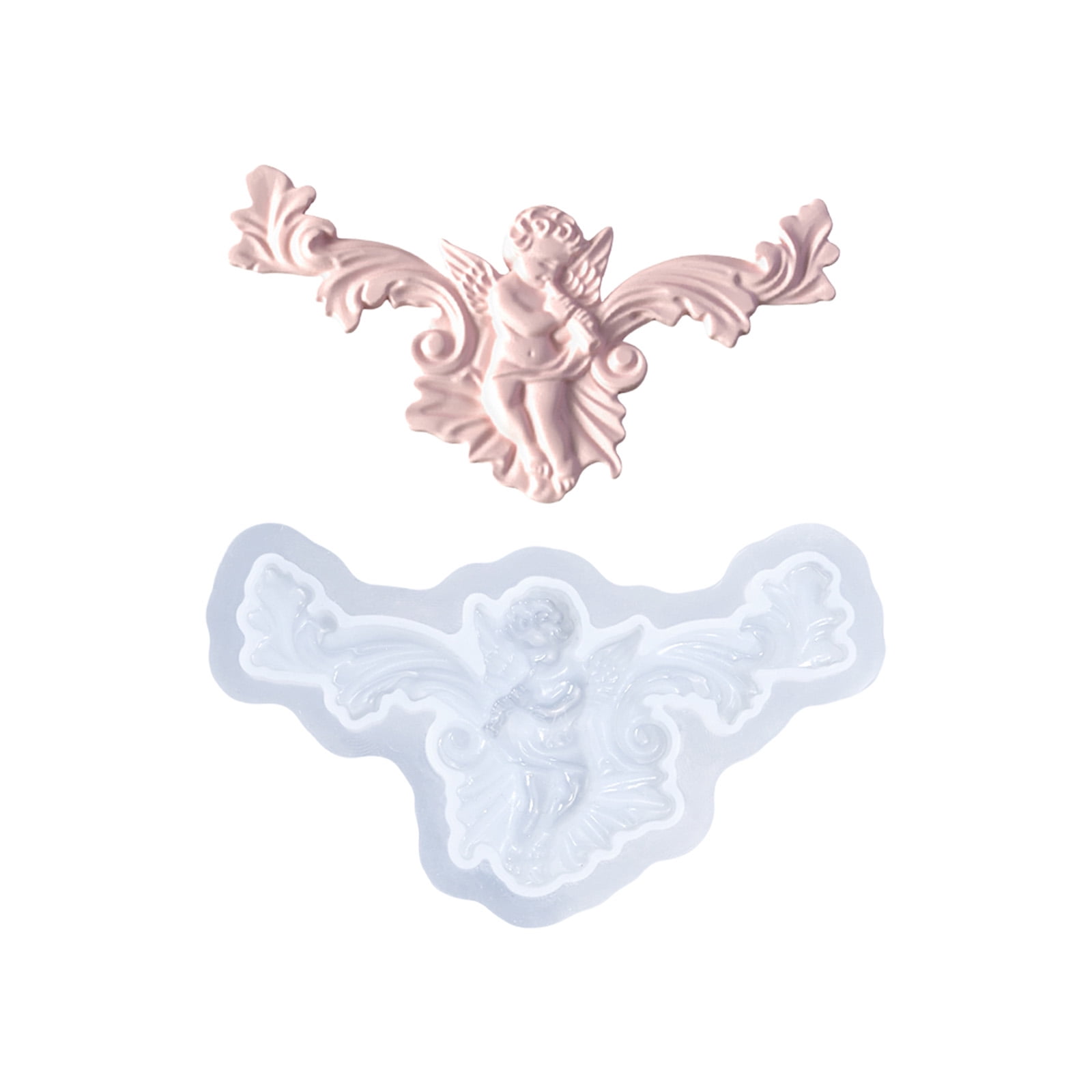 Modern Angel Relief Design Silicone Moulds Silicone Texture Suitable ...