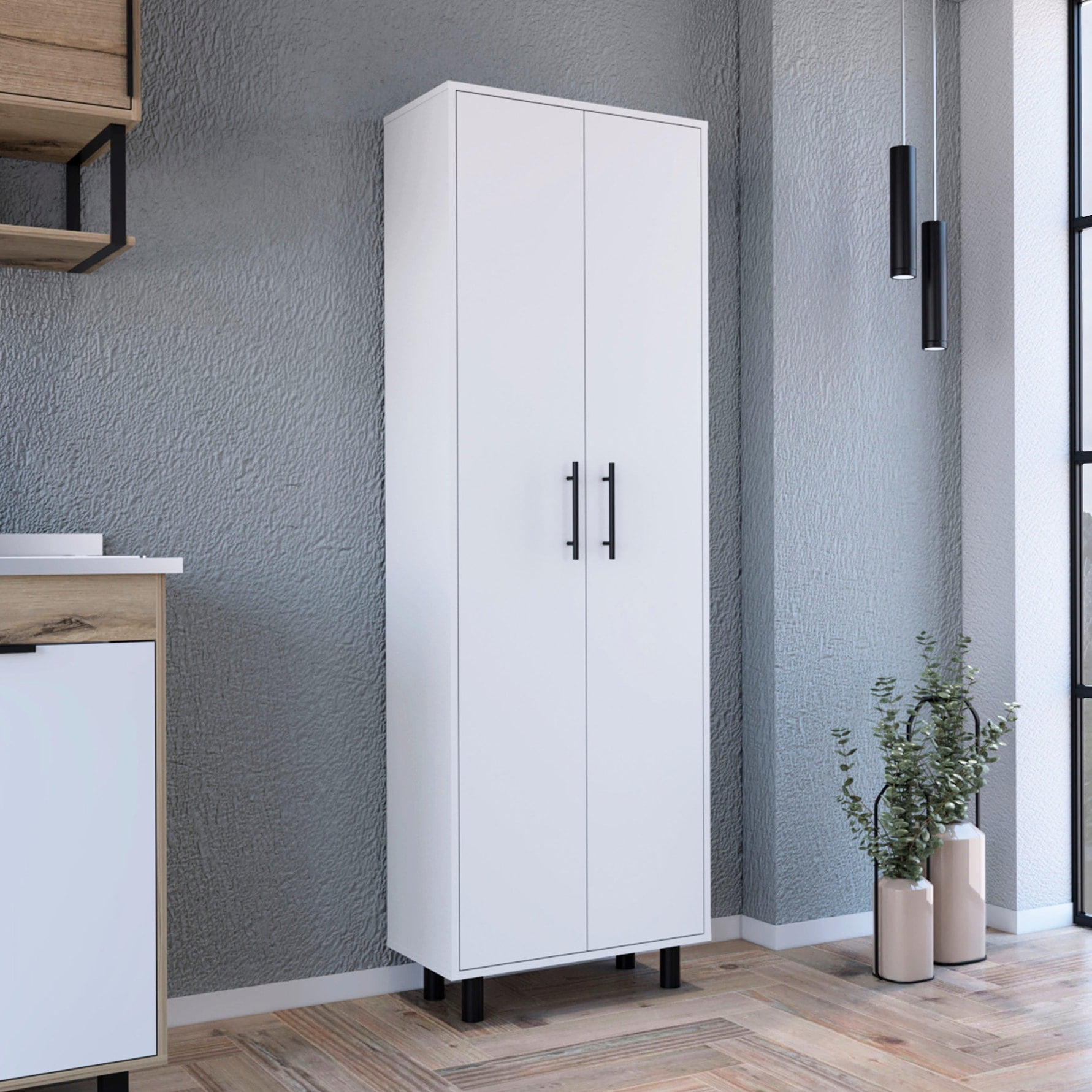 Modern Appearance Pantry - Sturdy Metal Handles - Bathroom Utility ...