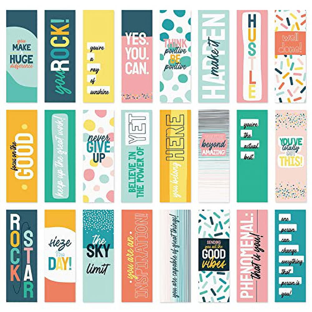 Modern Appreciation Bookmarks / 24 Uplifting Motivational Quotemarks ...
