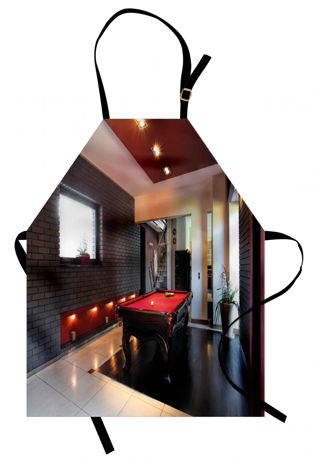 Modern Apron House with Snooker Table Hobby Pool Game Flat Furniture ...