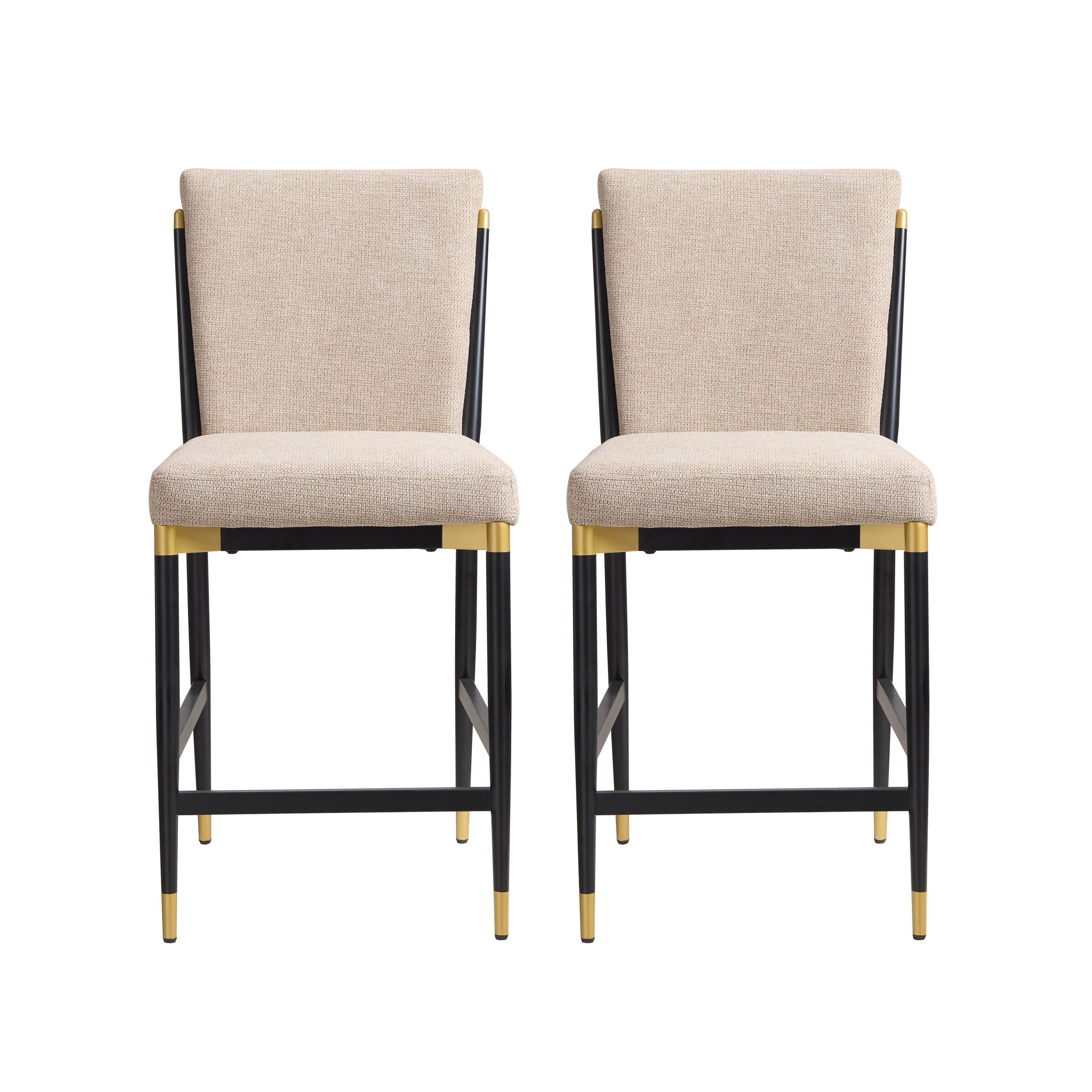Modern Armless Counter Stool - Set of 2 - Walmart.com