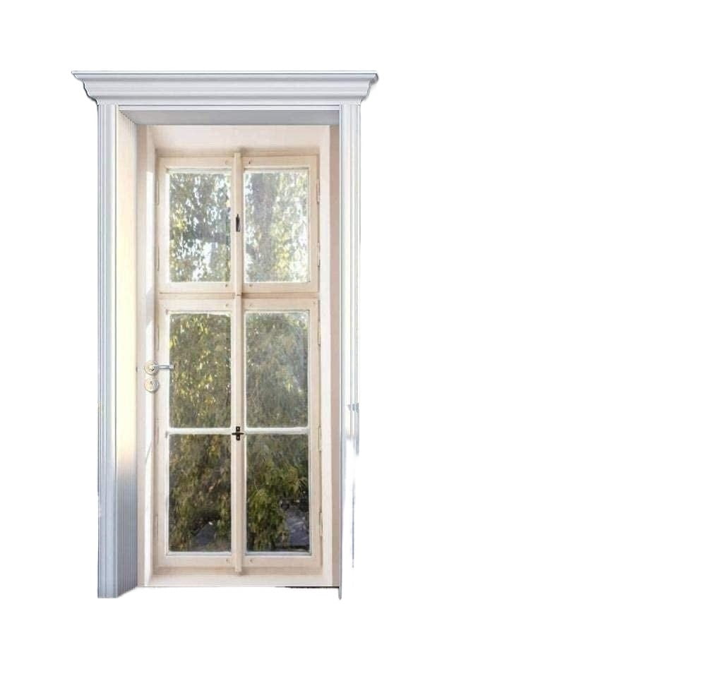 Modern Art 3D Door Sticker Self Simple Windows Sunshine Trees Adhesive ...