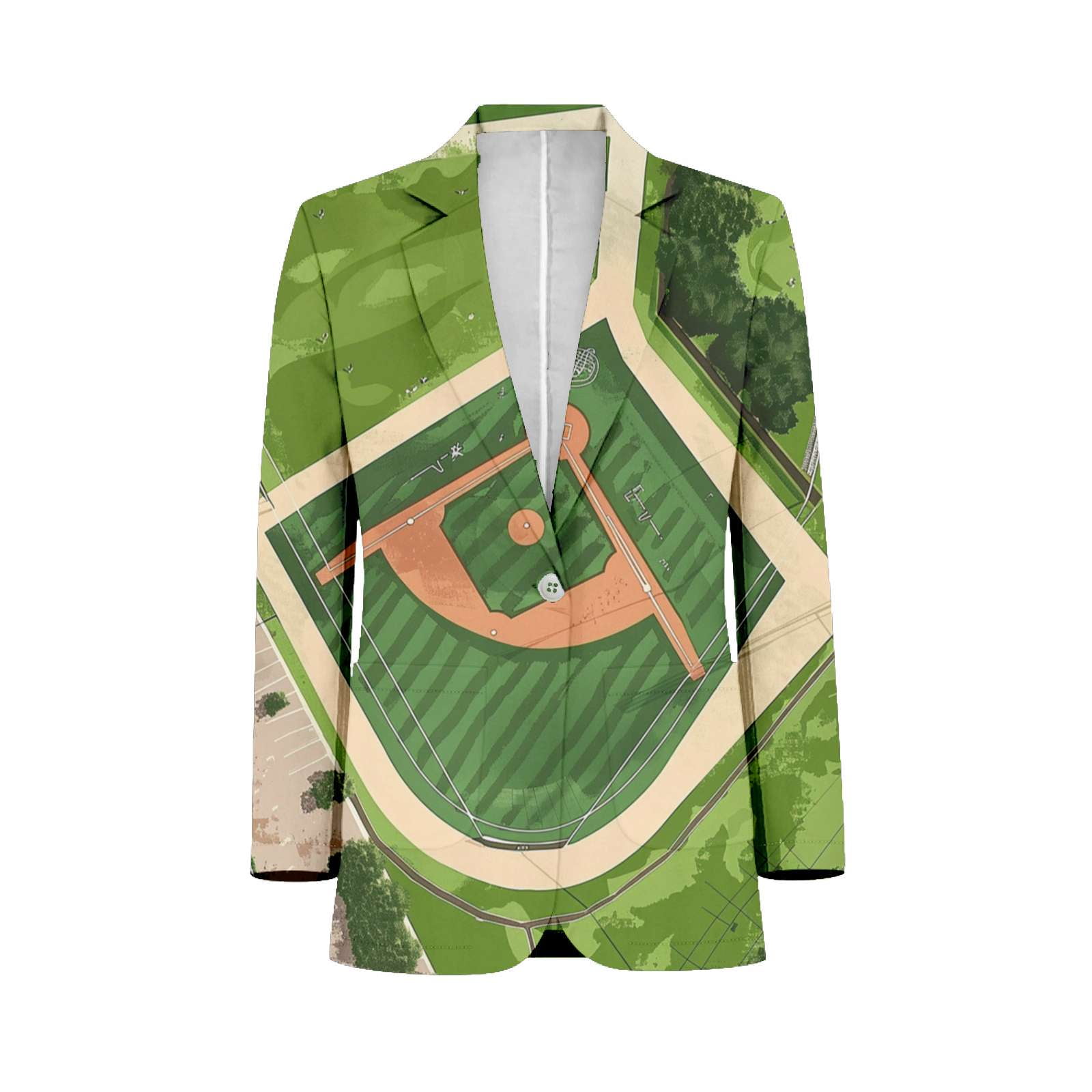 Modern Art Abstract Baseball Field Customized Men's Suits full man ...