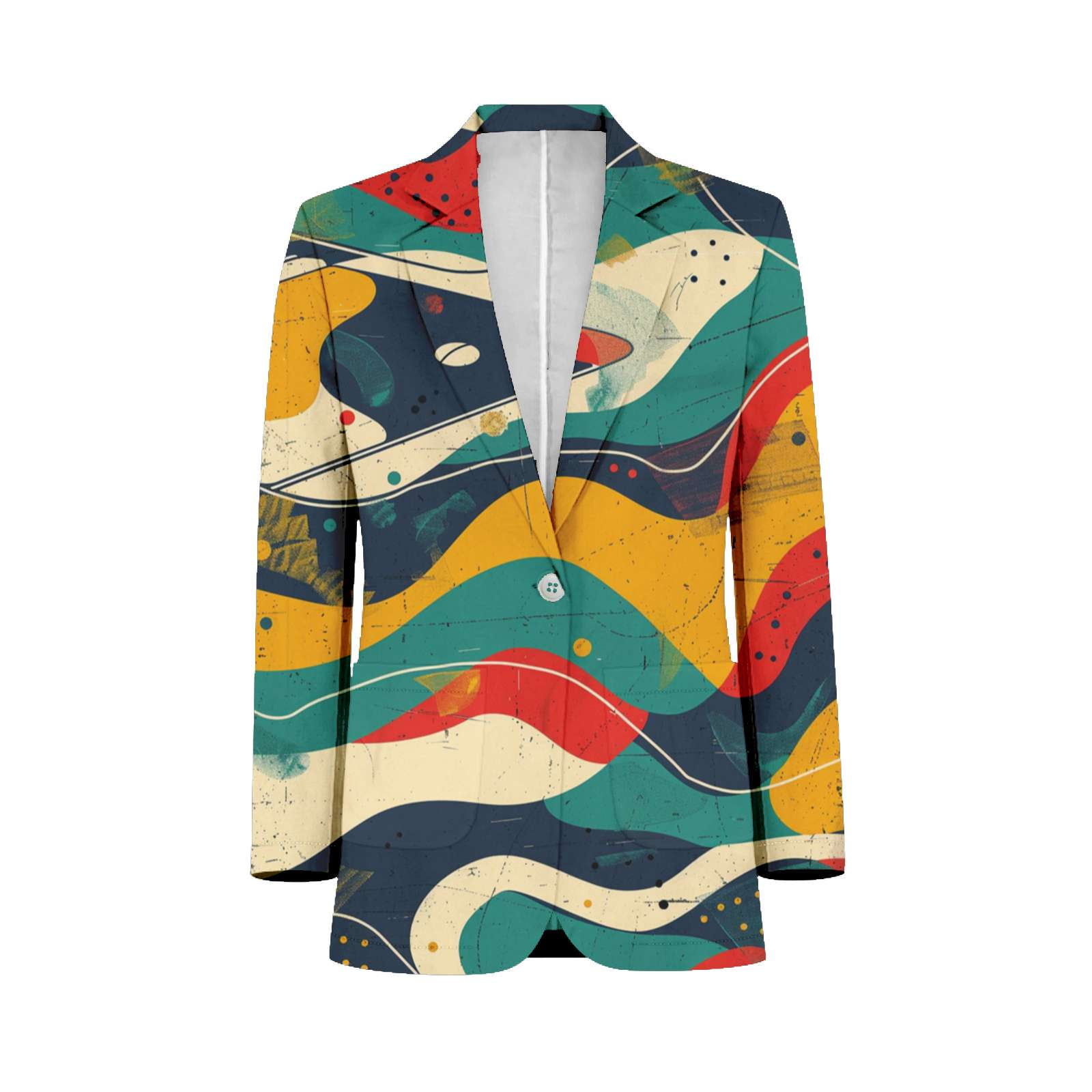 Modern Art Abstract Baseball Field Customized Men's Suits full man ...