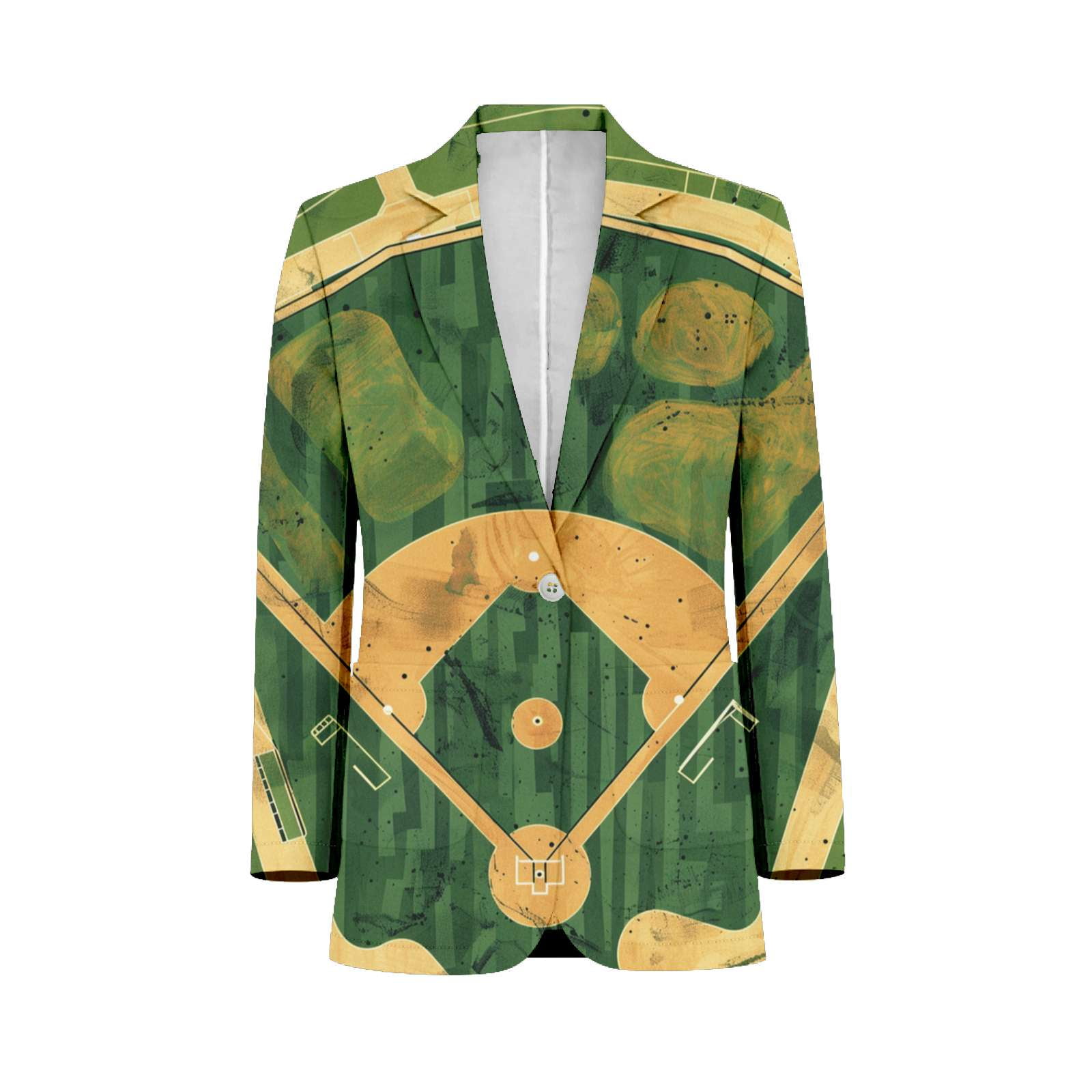 Modern Art Abstract Baseball Field Customized Men's Suits full man ...
