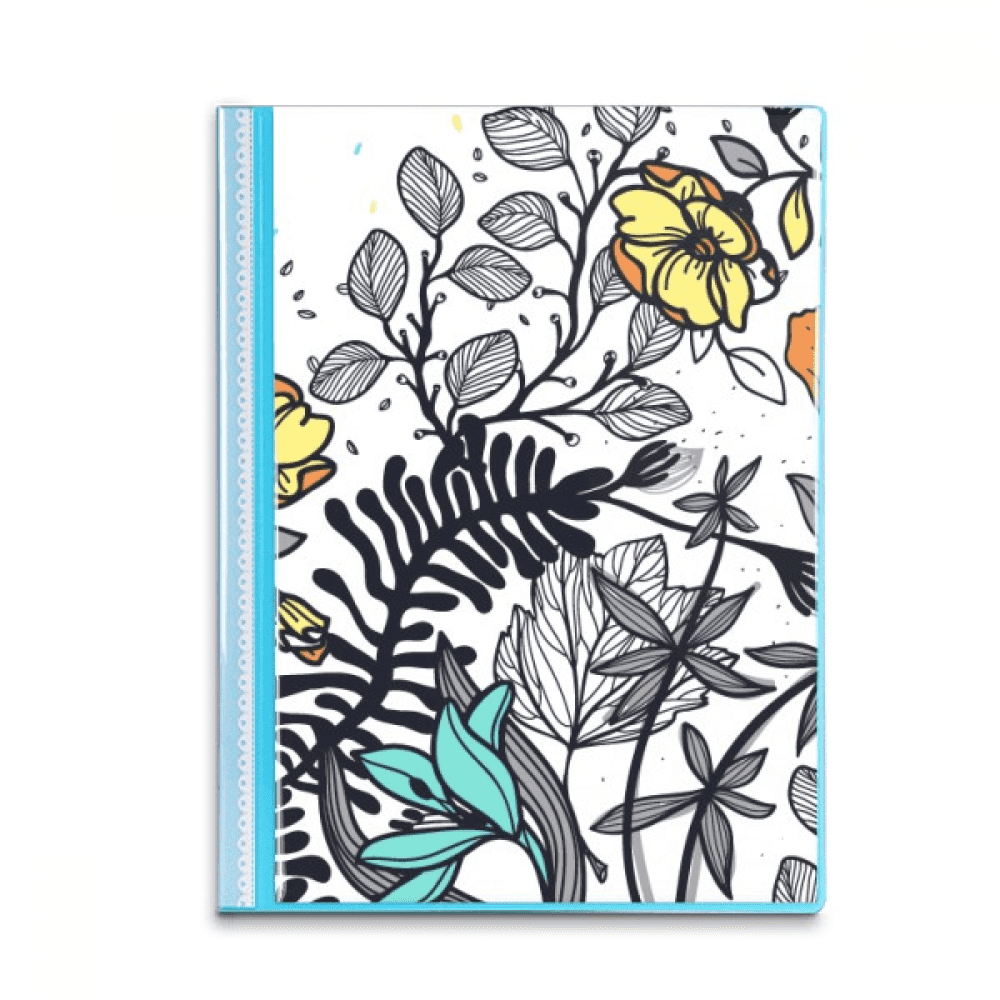 Modern Art Camellia Flowers s Drawing Book Sheet Protectors Portfolio ...