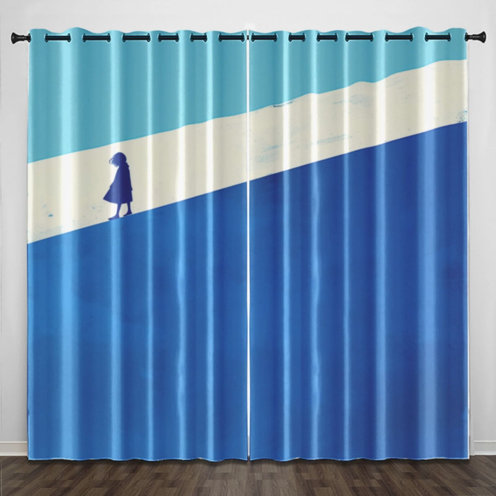 Modern Art Colorful Graffiti Characters (15) Curtains 2 Panels Set ...