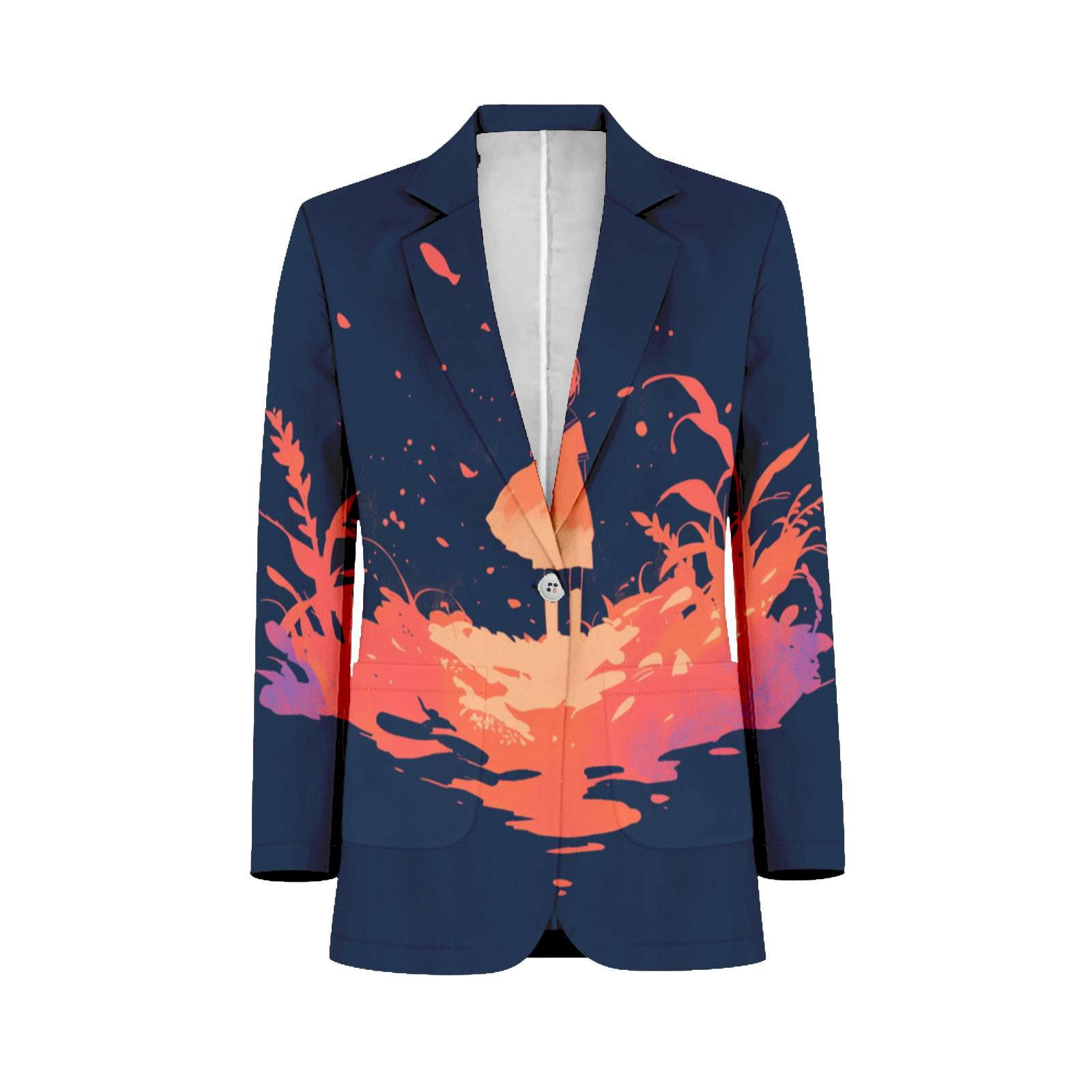 Modern Art Colorful Graffiti Characters Customized Men's Suits full man ...