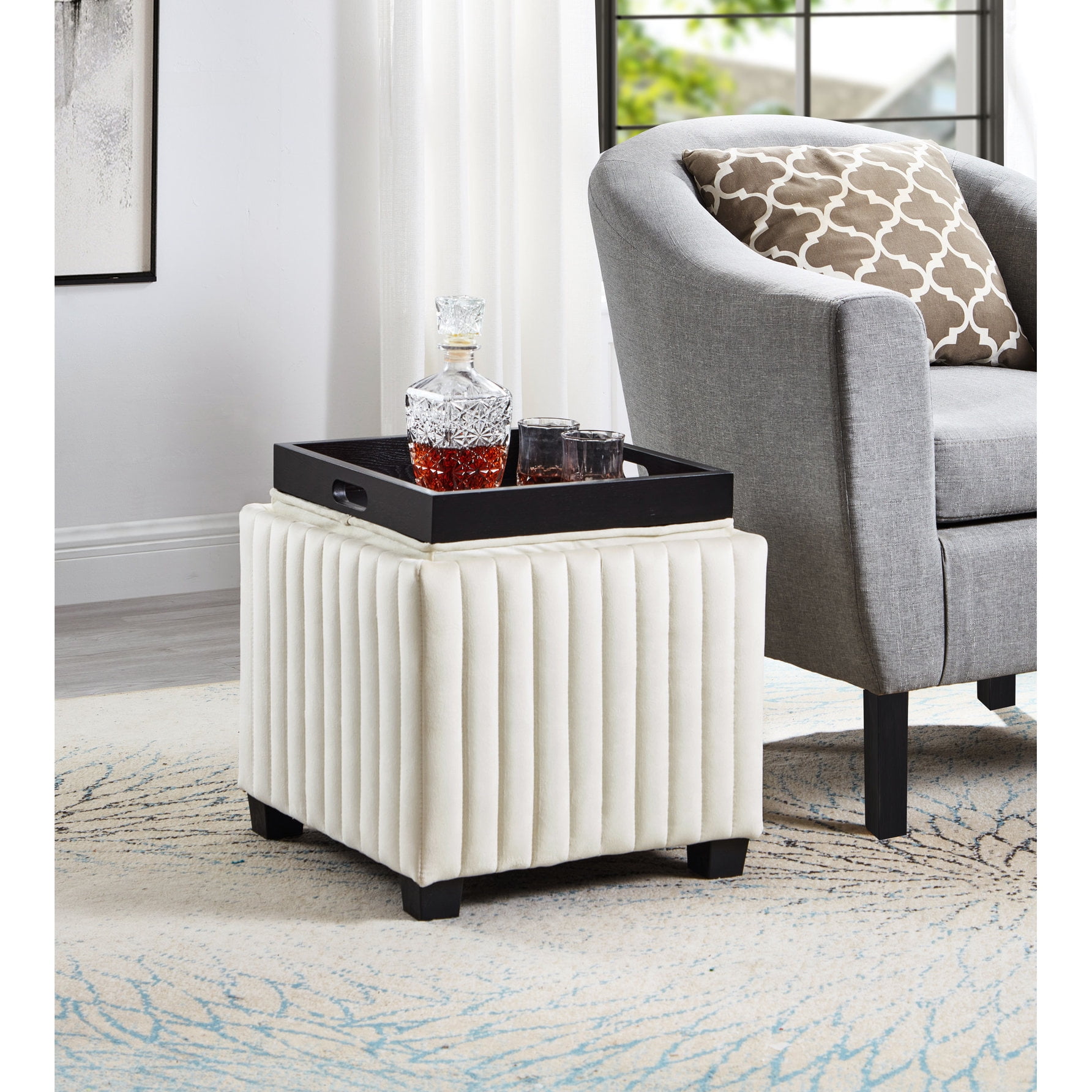 Modern Art Deco - Internal Storage with Safety Hinge - Sofa Area - Safe ...