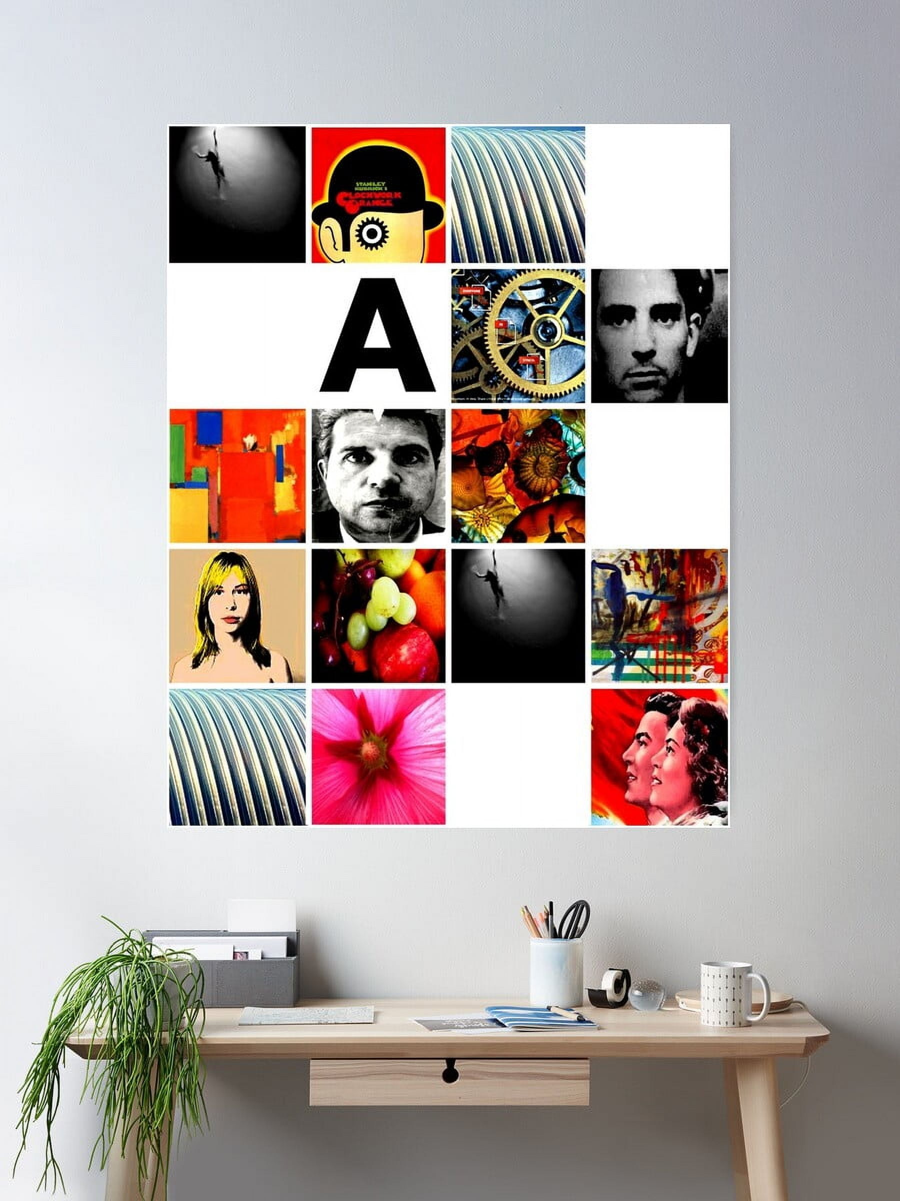 Modern Art Grid Fine Art With Francis Bacon, Kerouac, Clockwork Orange ...