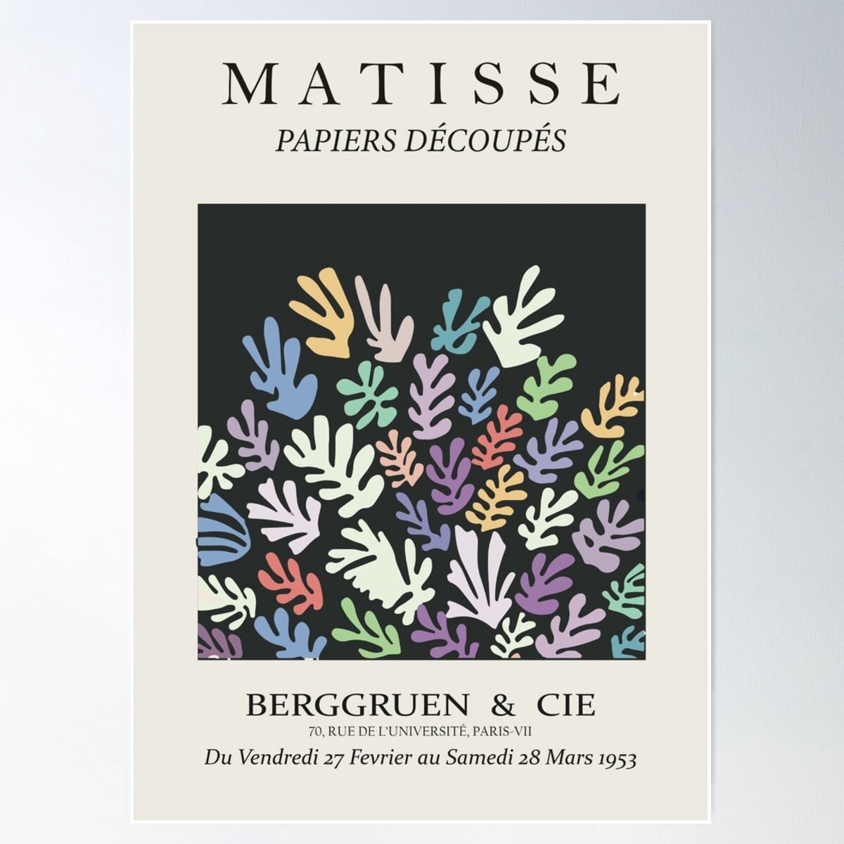 Modern Art Print Inspired By Henri Matisse'S 'La Gerbe' Art Piece ...