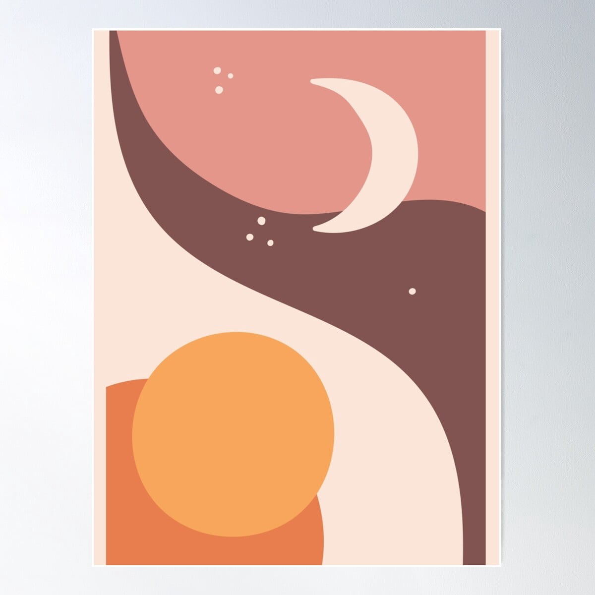 Modern Art Prints Boho Style Poster Wall Art, Modern Wall Decor For ...