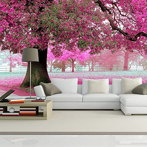 Modern Art Rural Romantic Cherry Tree 3D Wall Murals Wallpaper, Cherry ...