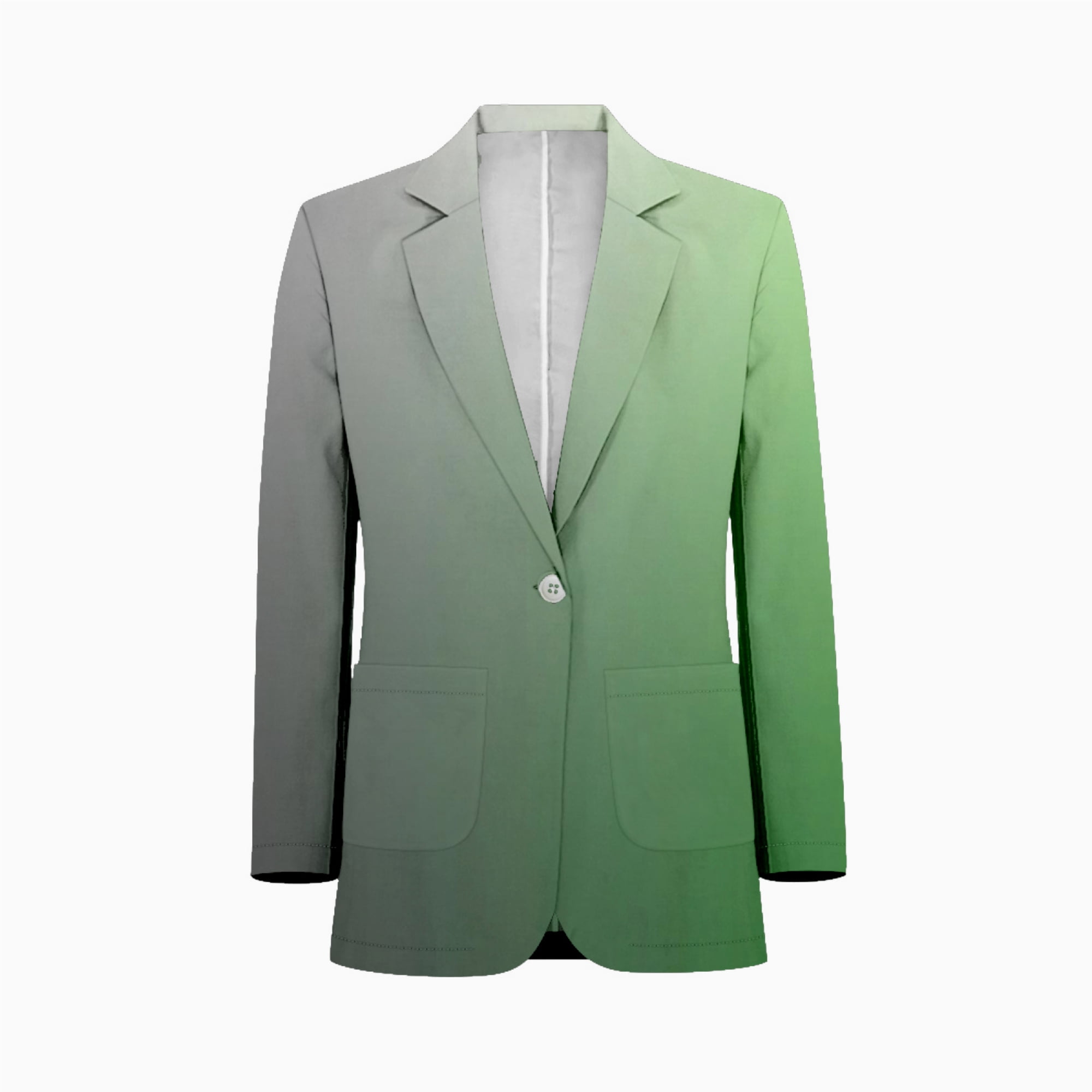 Modern Art green gray gradient Mens Suits Shawl Collar Slim Fit Suit ...