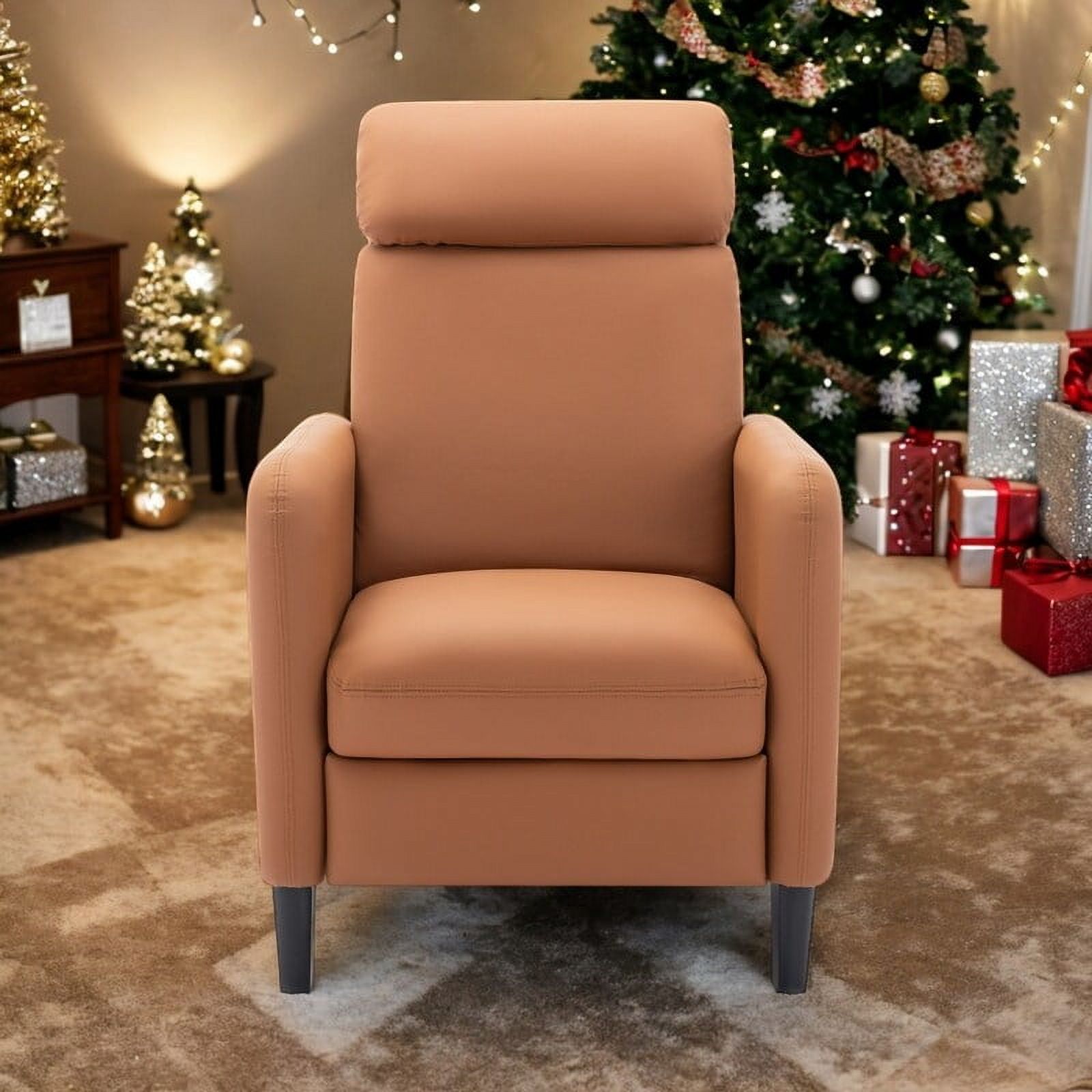 Modern Artistic Color Design Adjustable Recliner Chair PU Leather for ...