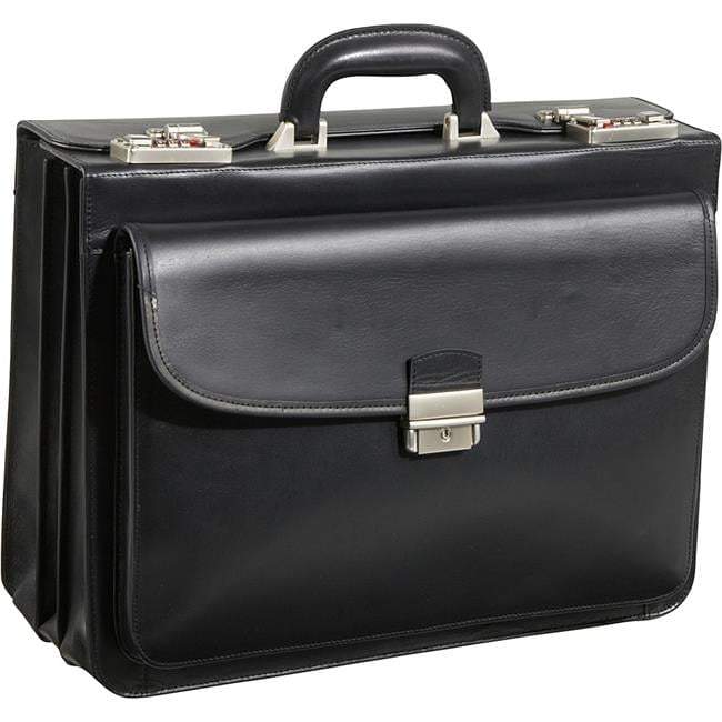 Modern Attache Leather Executive Briefcase, Gold - Walmart.com