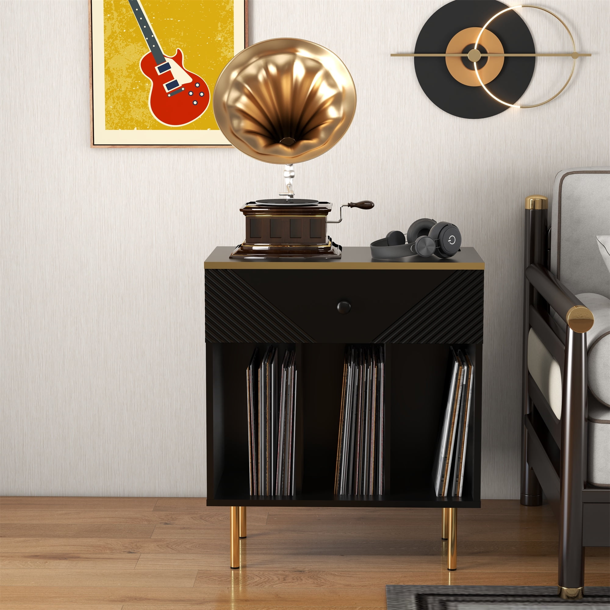 Modern Audio Rack Stand with USB Interface - Elevate Your Listening ...