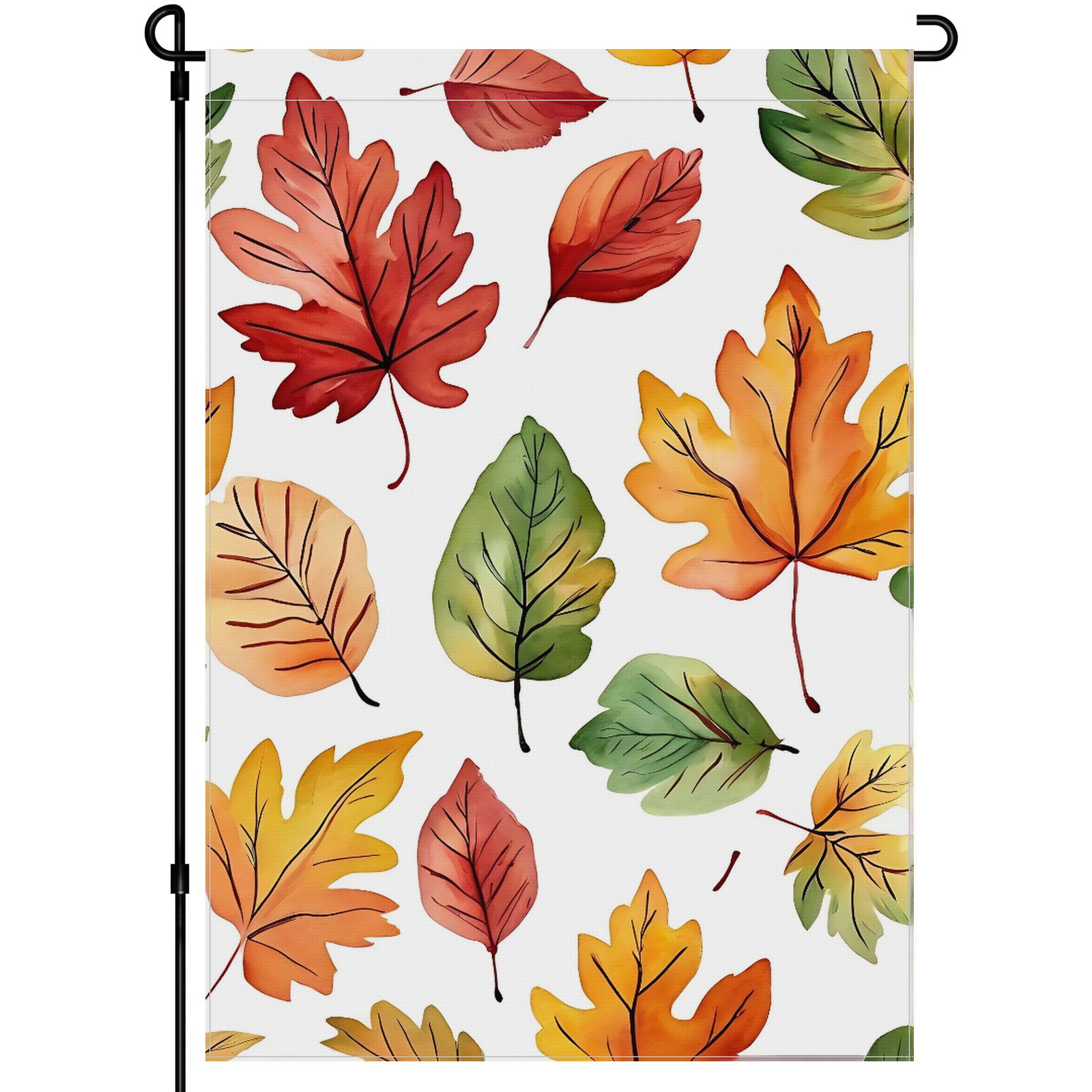 Modern Autumn Yard Flag for Balcony Outdoor House Patio Decoration ...