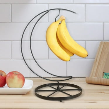 Banana Fruit Holder, Sturdy Bamboo Hanger Display for Home or Bar ...