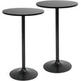 Modern Bar Table 40" Height Kitchen Dining Table Round Pub Table ...