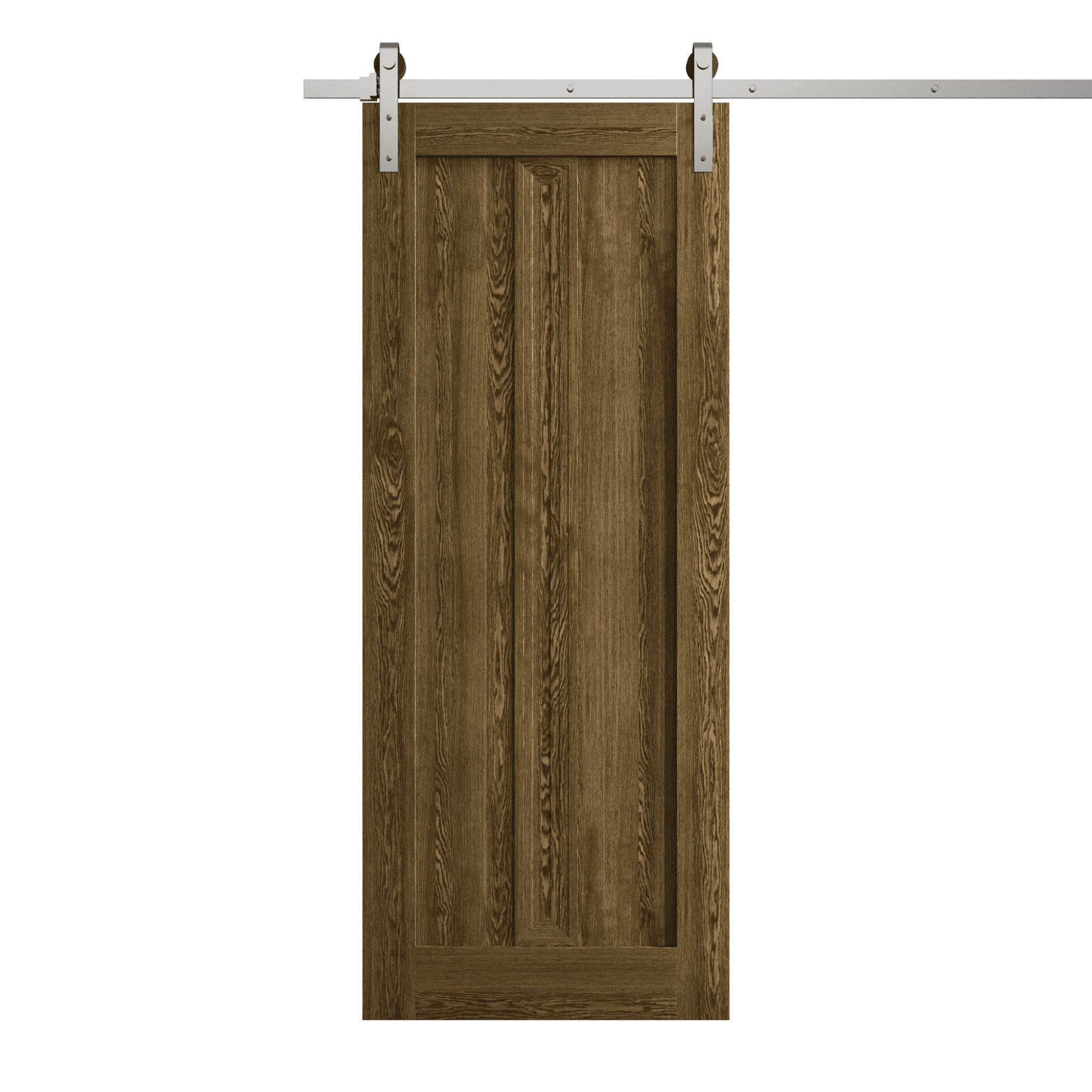 Modern Barn Door 24 x 80 inches | Ego 5006 Marble Oak | 6.6FT Silver ...