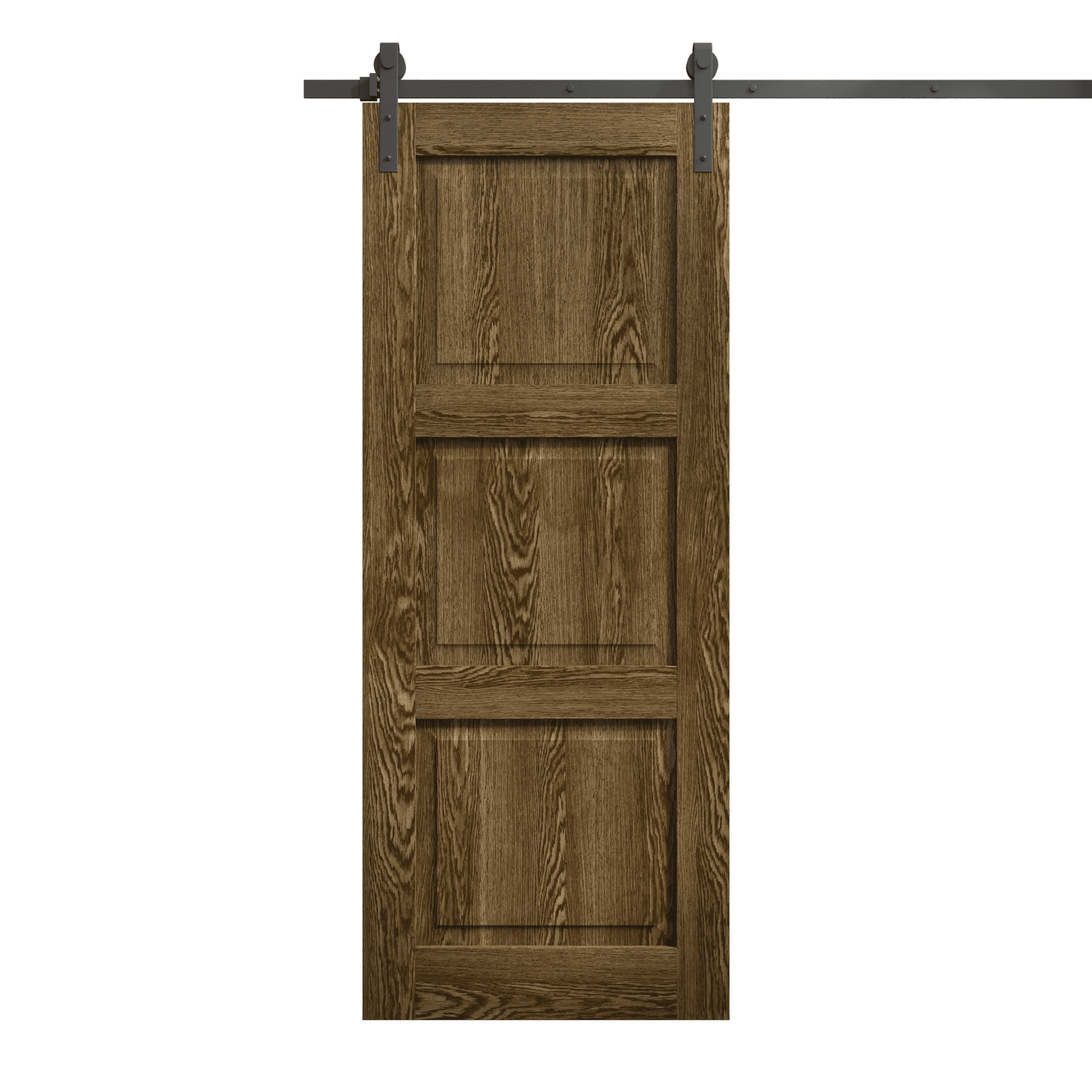 Modern Barn Door 42 x 80 inches | Ego 5010 Marble Oak | 8FT Rail Track ...