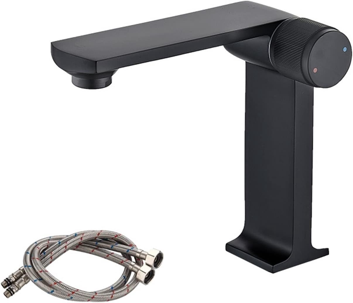 Modern Bathroom Basin Faucet Black Chrome Gold Simple Wash Basin Tap ...